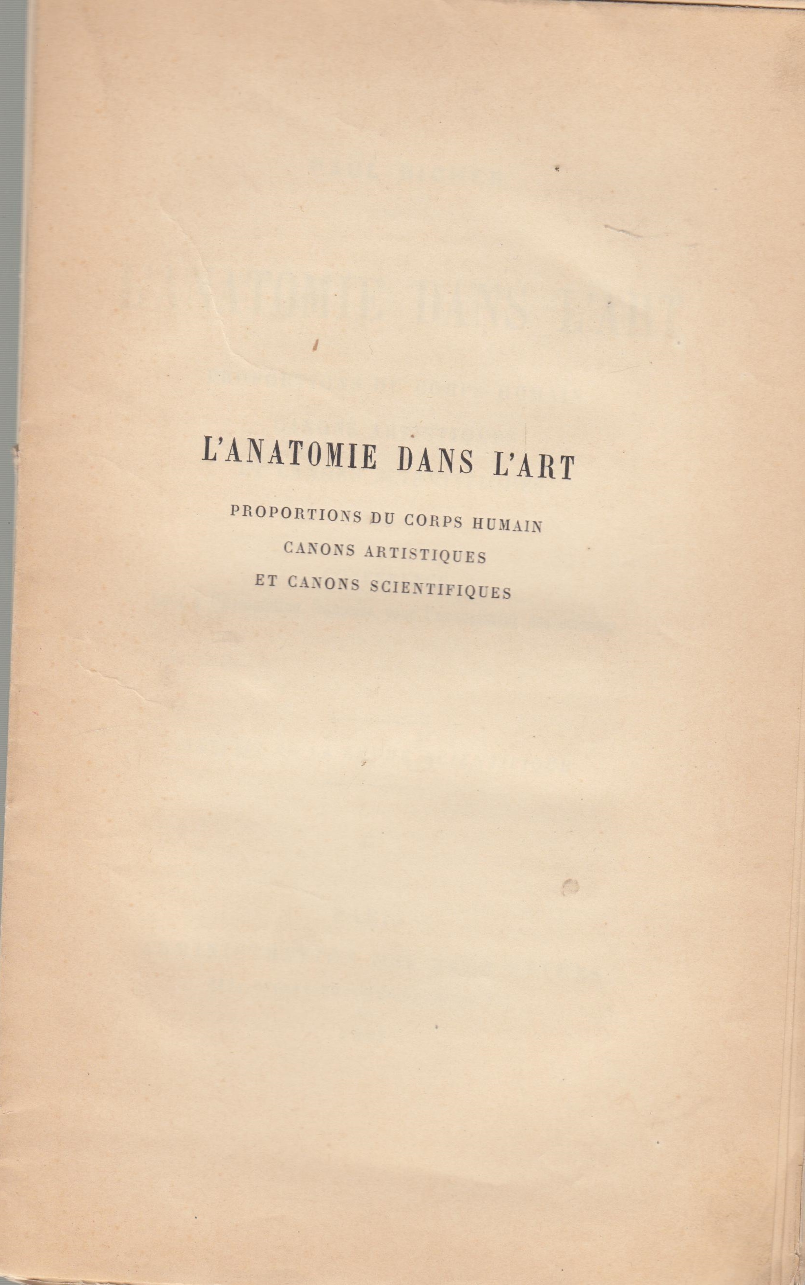 L'Anatomie dans l'art. Proportions du corps humain - canons artistiques ...
