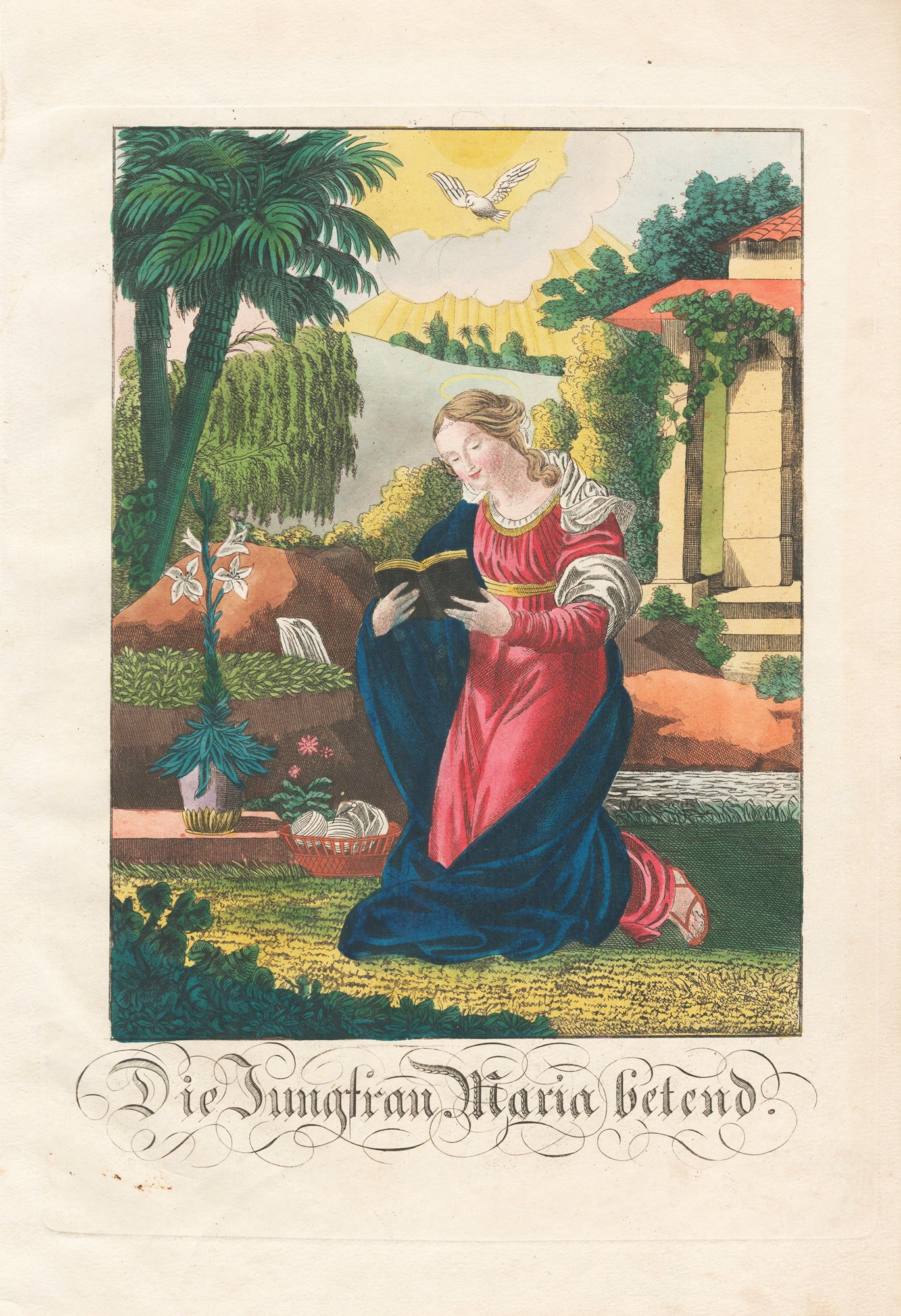 "Die Jungfrau Maria betend" - Virgin Mary praying (Leben von Maria und ...