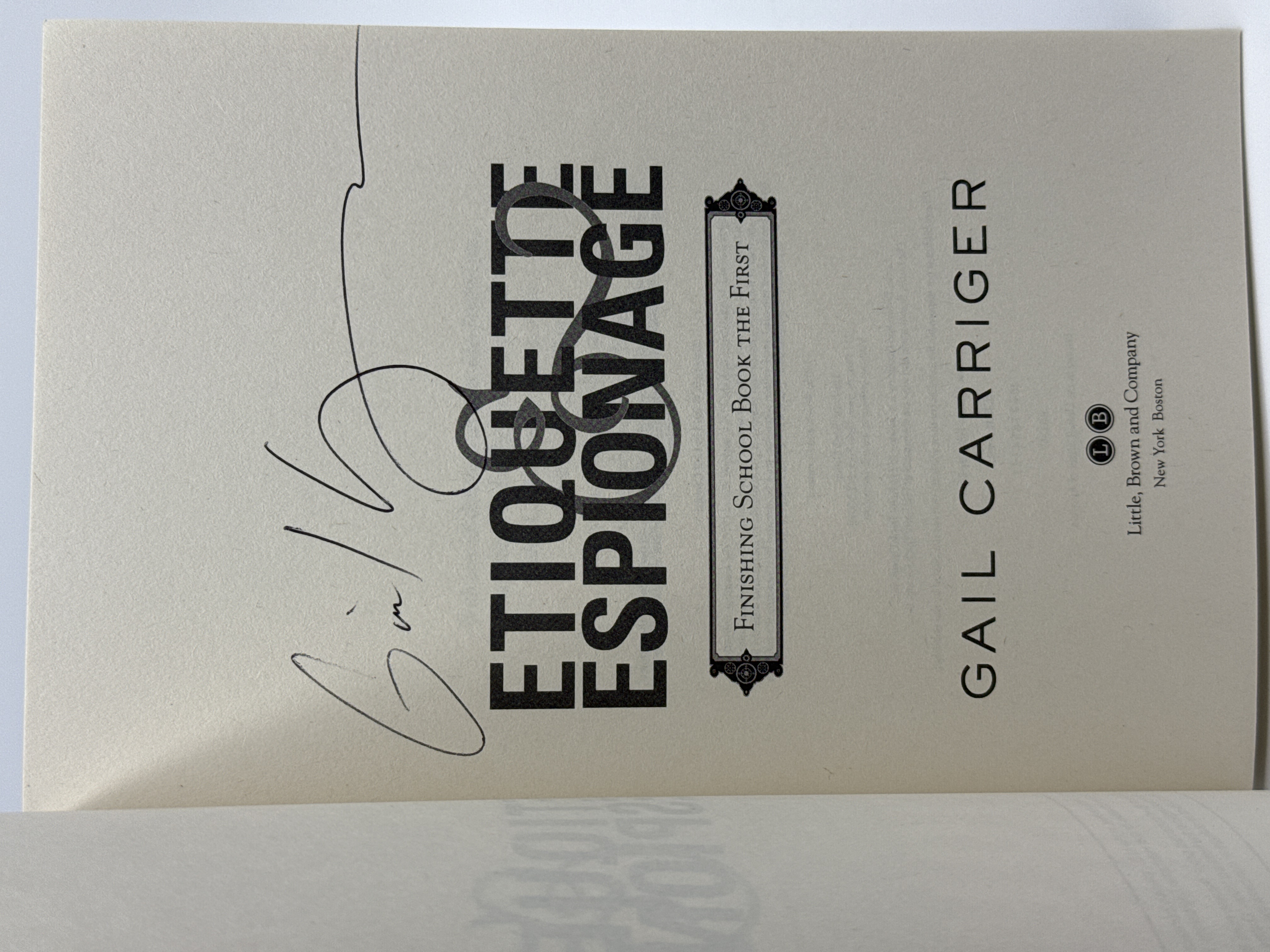 ETIQUETTE AND ESPIONAGE: Finishing School Book the First. by Carriger ...