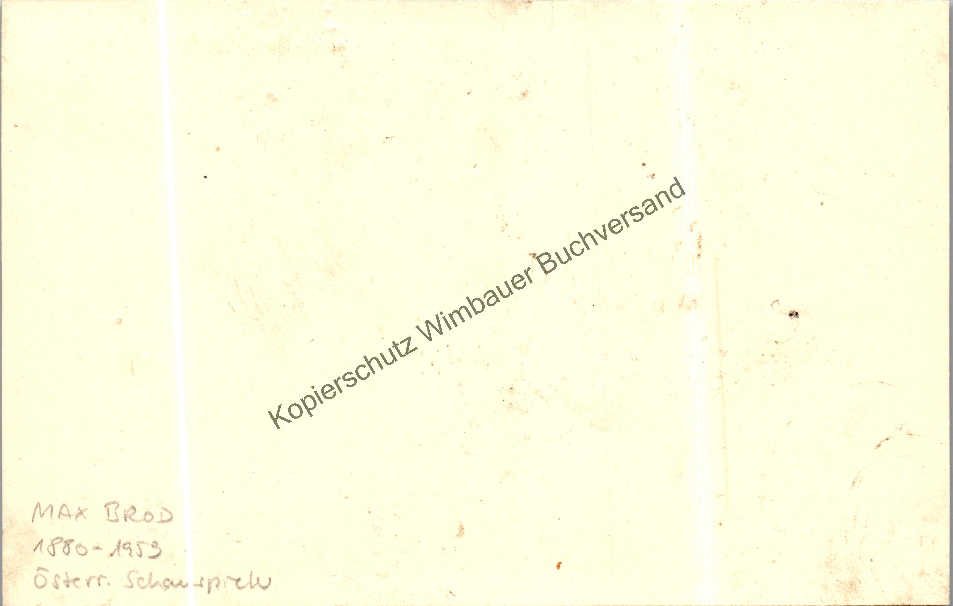 Original Autogramm Max Brod (1880-1959) /// Autograph signiert signed ...