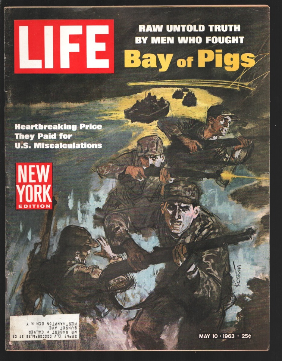 Life 5/10/1963-Bay of Pigs cover & story-Castro-Cuba-Marlon Brando ...