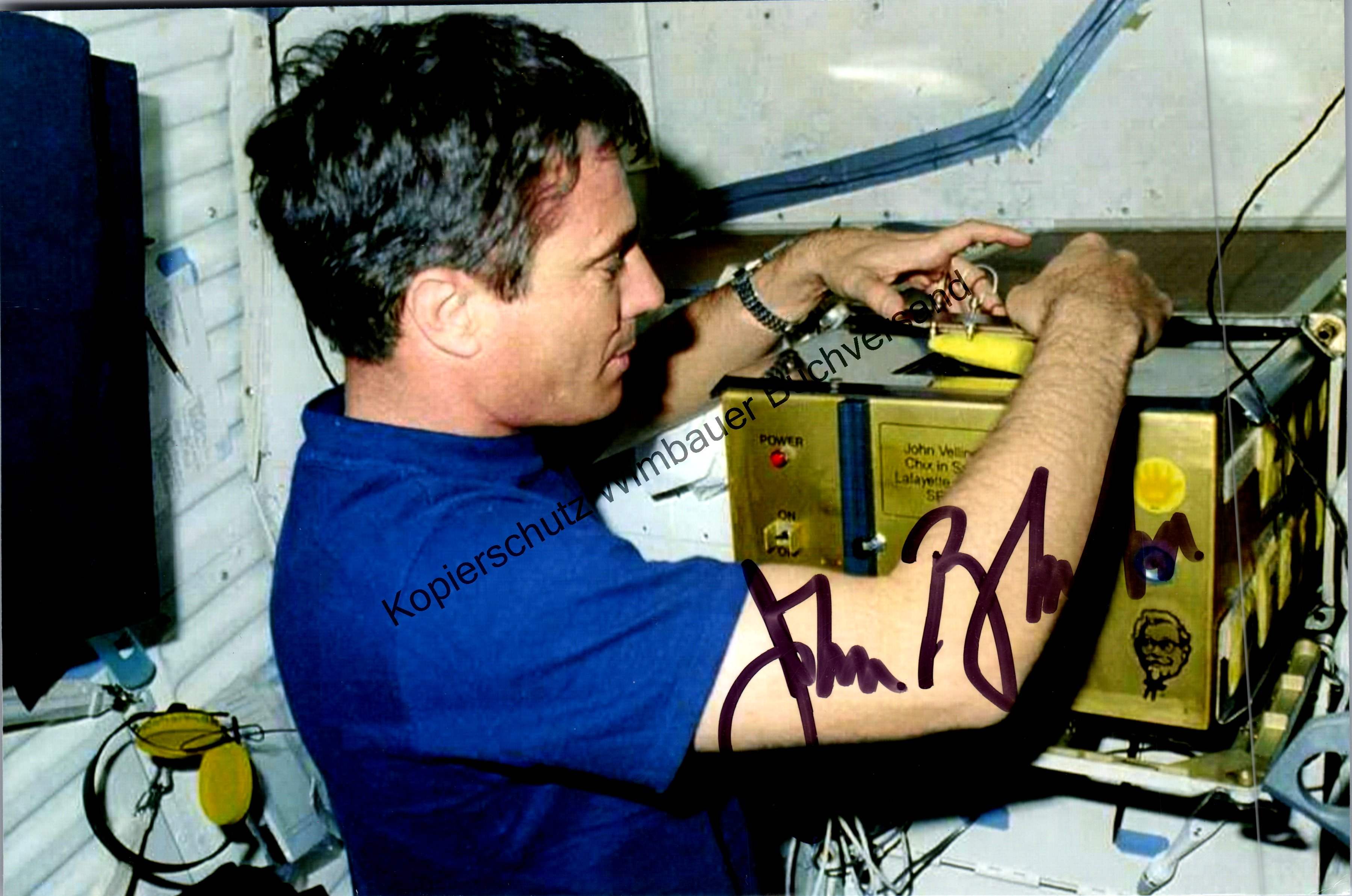 Original Autogramm John Blaha NASA Astronaut MIR /// Autograph signiert ...