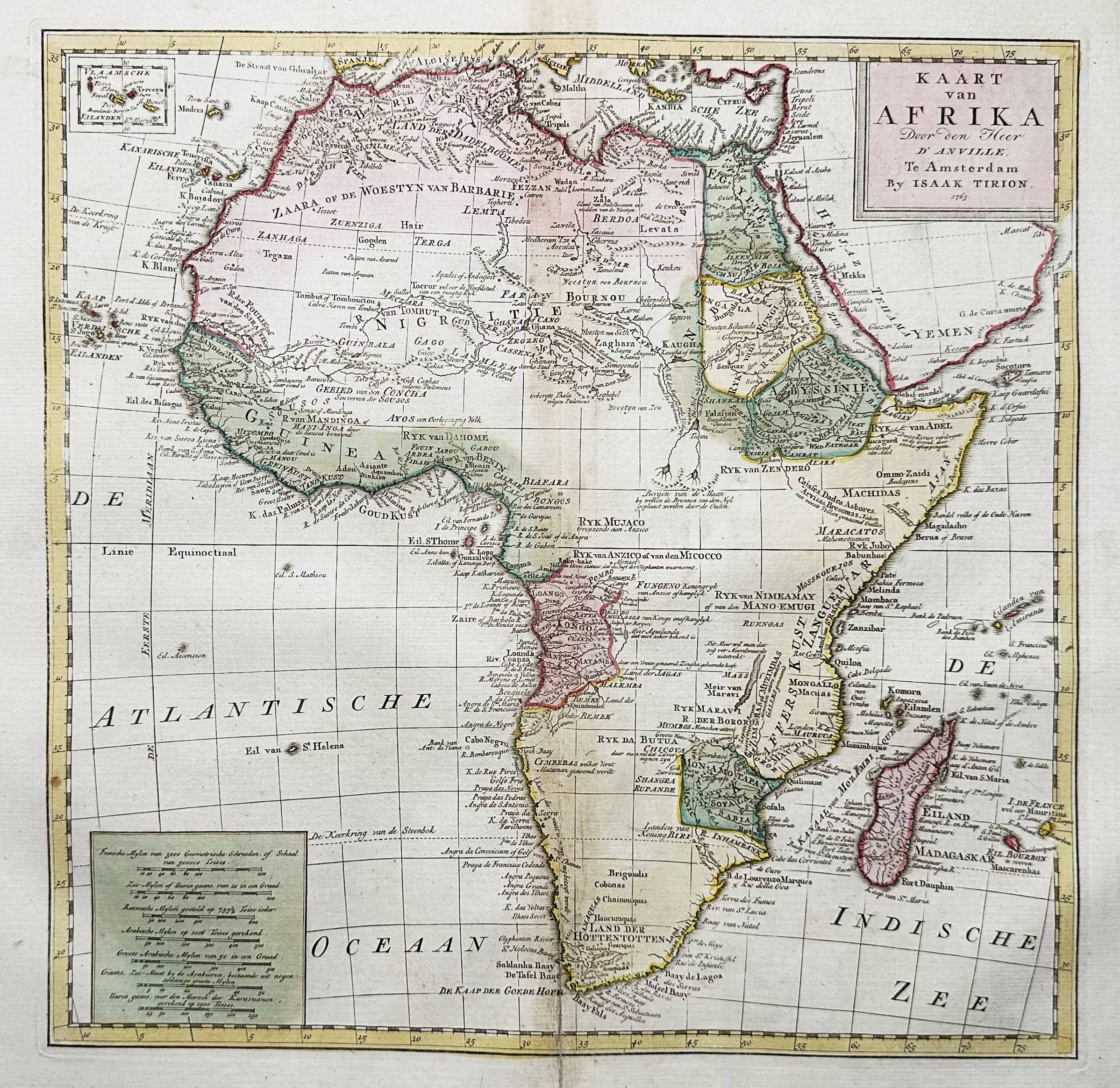 "Kaart van Afrika" - Afrika Africa Afrique continent Kontinent carte ...