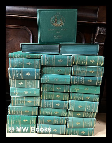 30 volumes of "Sail Numbers of Racing and Yachts" by Lloyd's Register ...