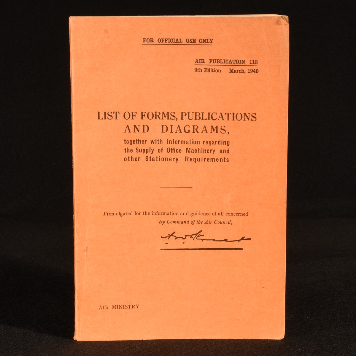 List of Forms, Publications, and Diagrams, Together With Information ...