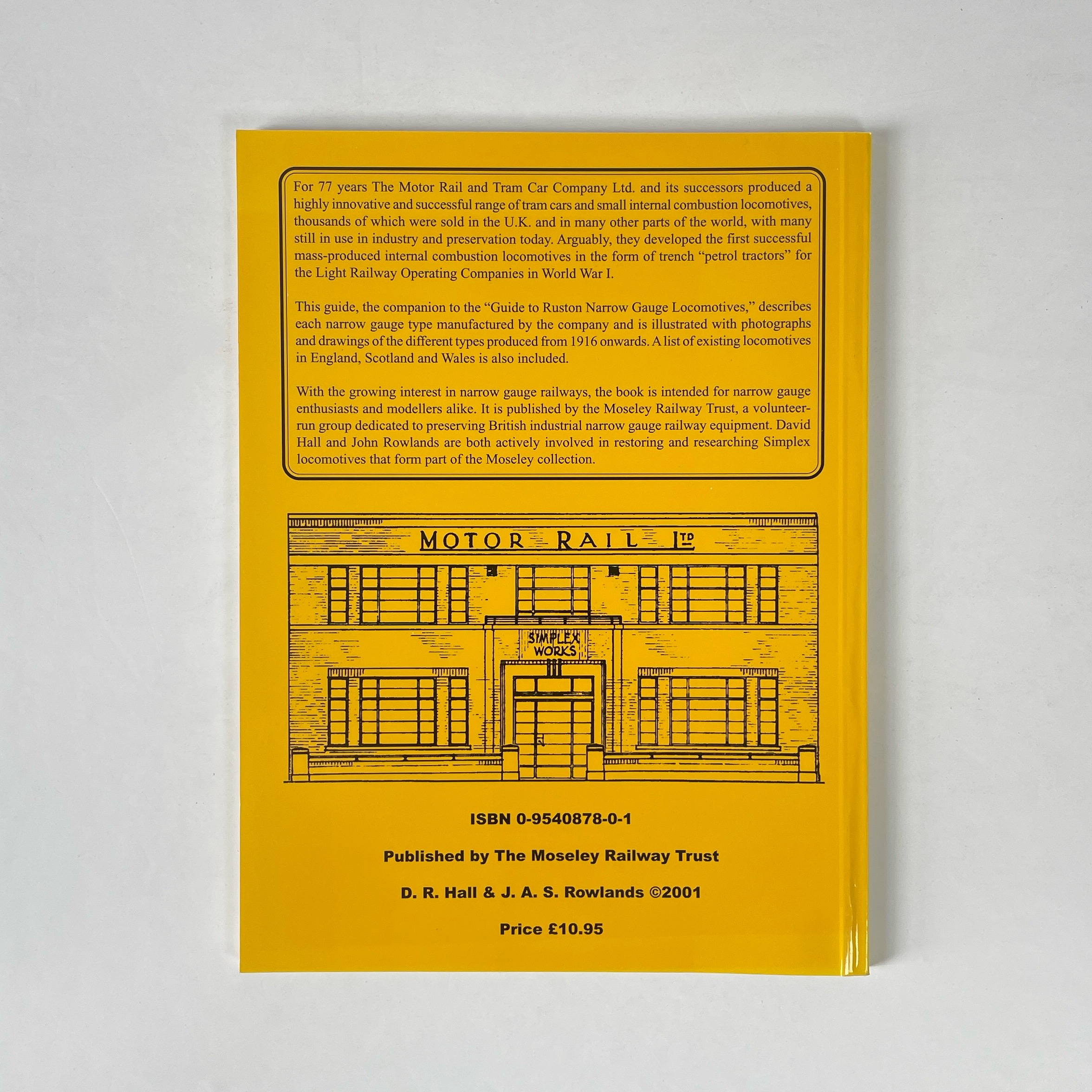 A Guide To Simplex, Narrow Gauge Locomotives by Hall, D R; Rowlands, J ...