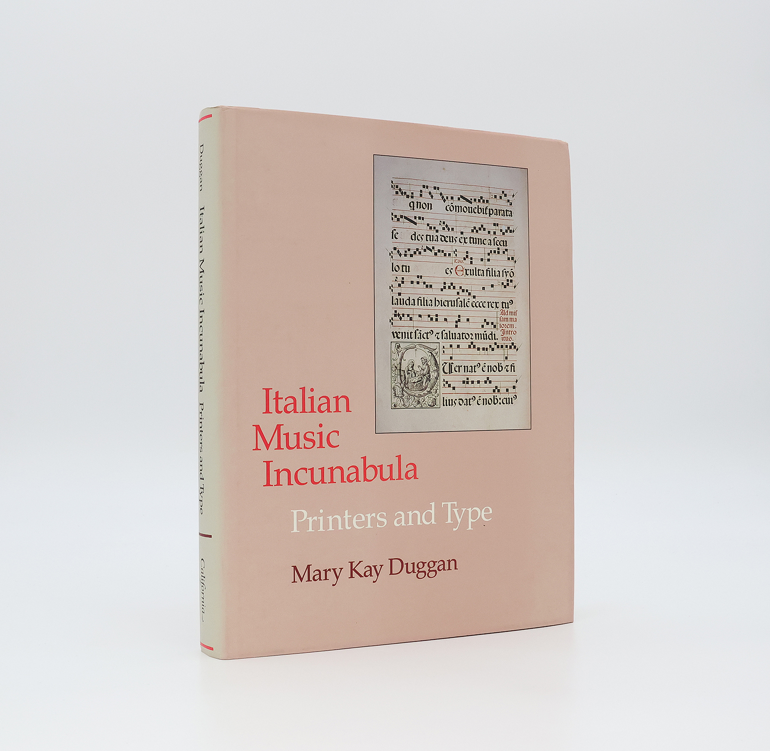 ITALIAN MUSIC INCUNABULA von DUGGAN, Mary Kay: (1992) | LUCIUS BOOKS ...
