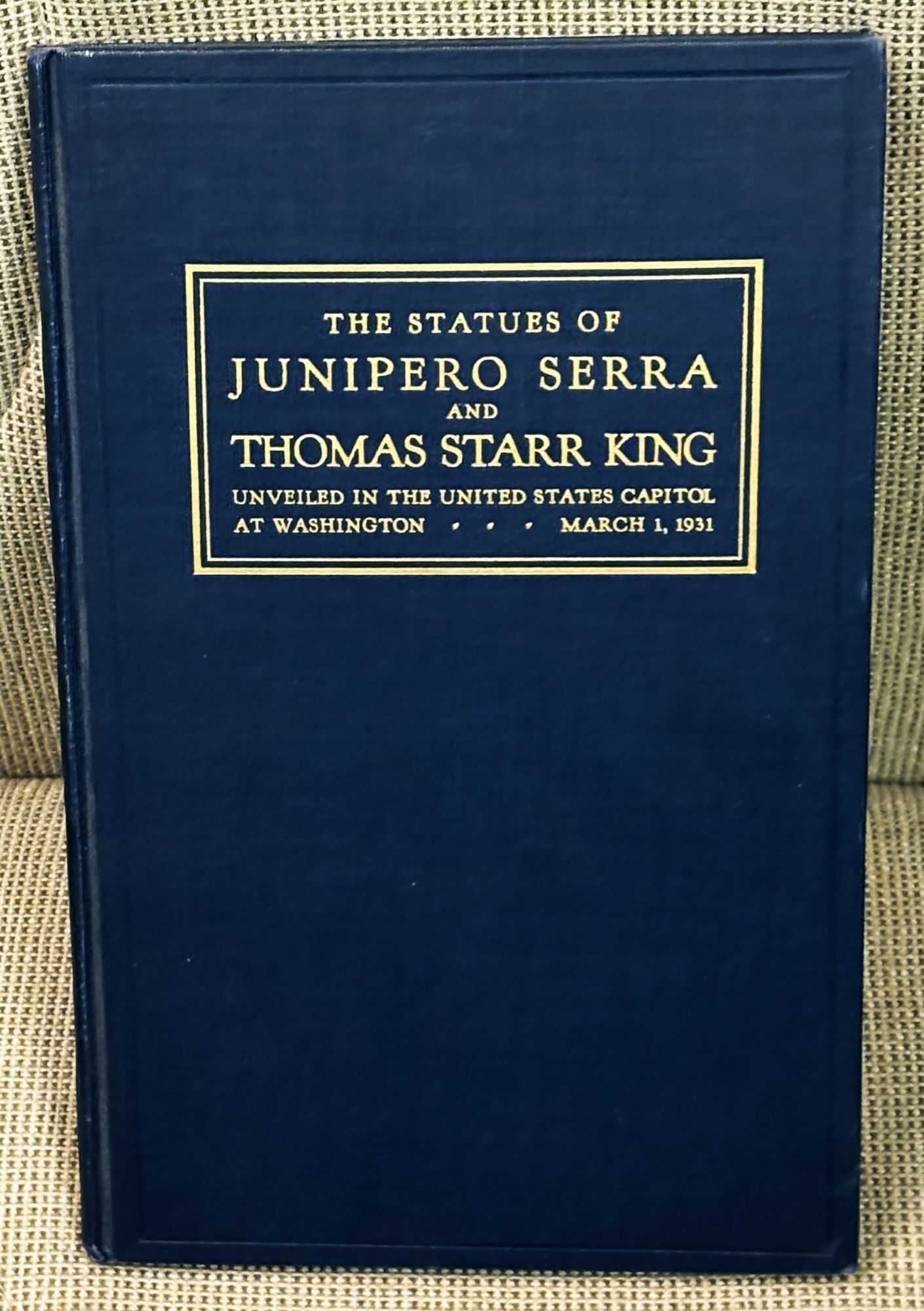 Acceptance and Unveiling of the Statues of Junipero Serra and Thomas ...
