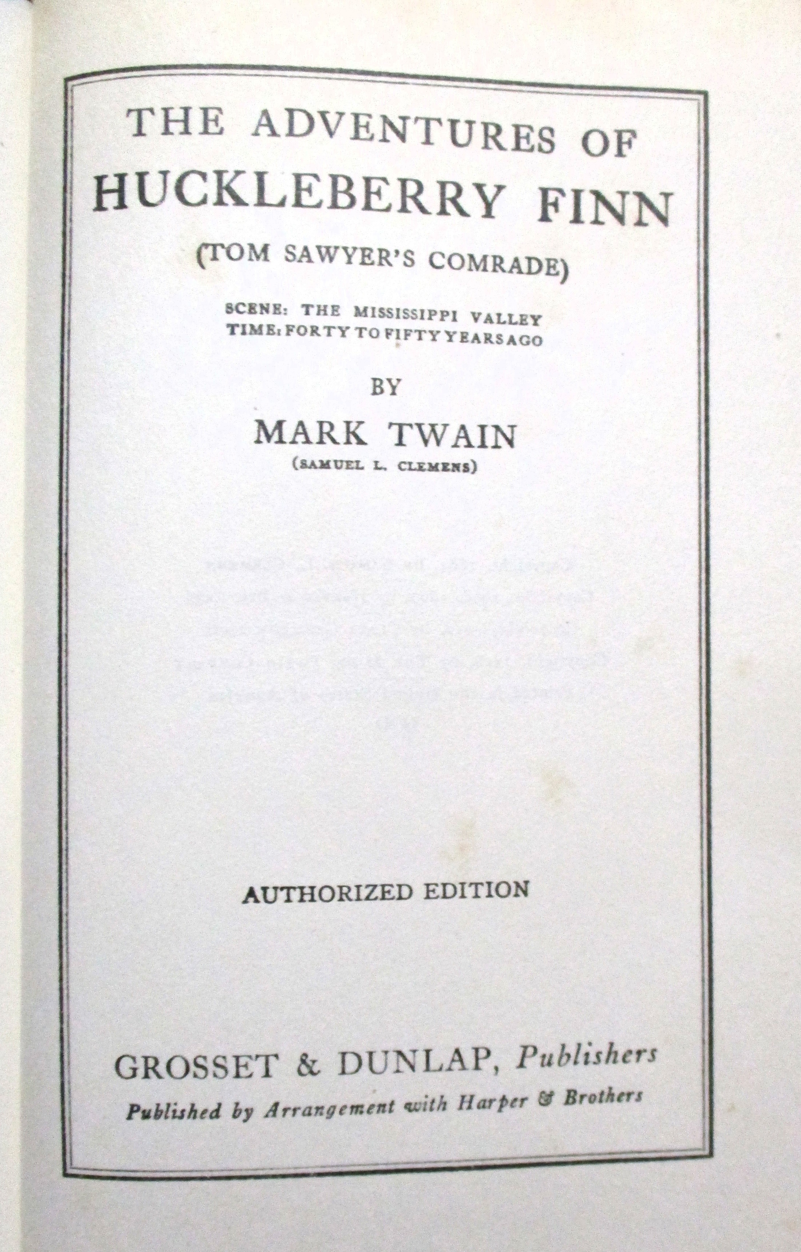 The Adventures of Huckleberry Finn by Mark Twain: Very Good Hardcover ...