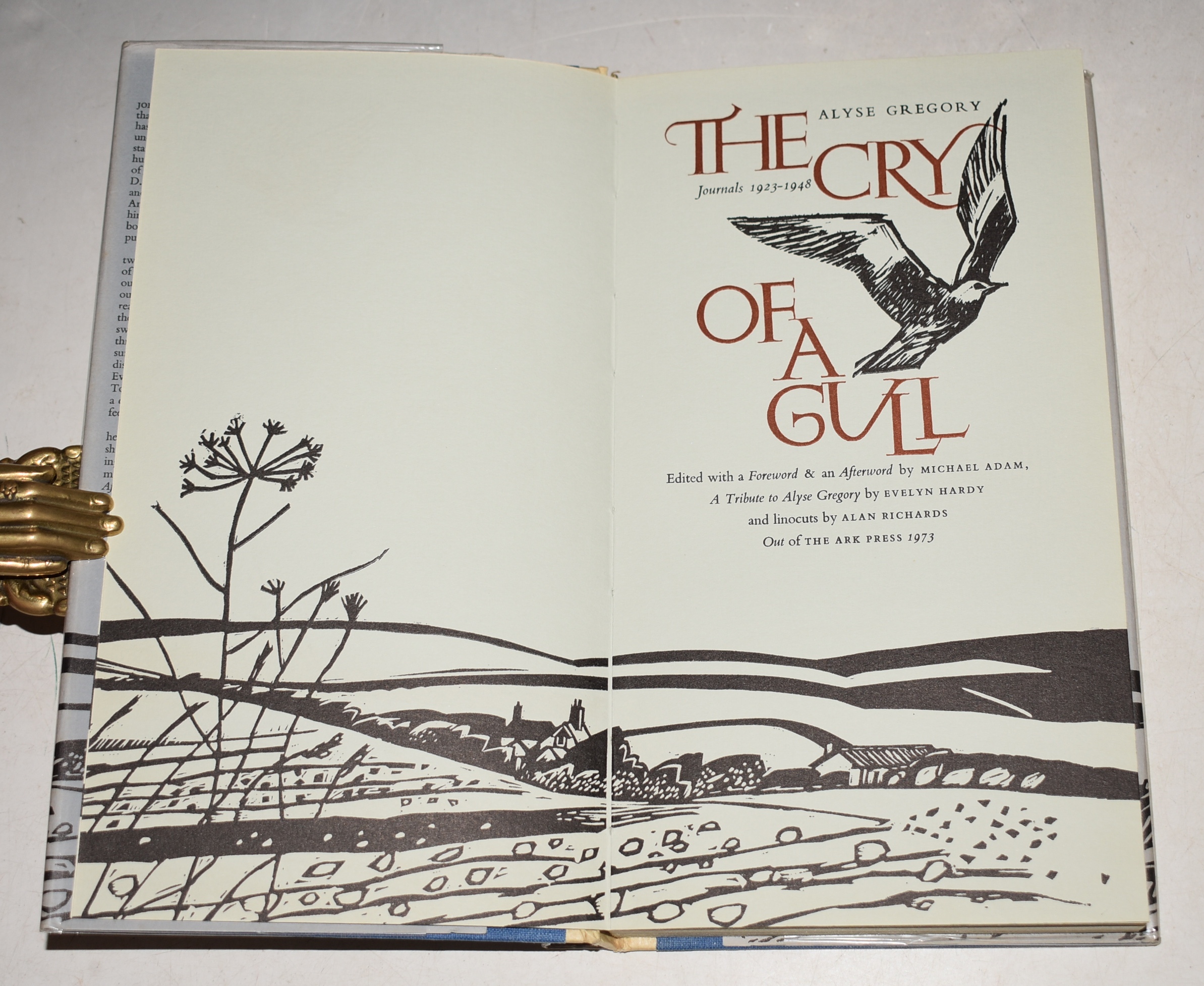 The Cry Of A Gull Journals 1923-48. Edited by Michael Adam, with a ...