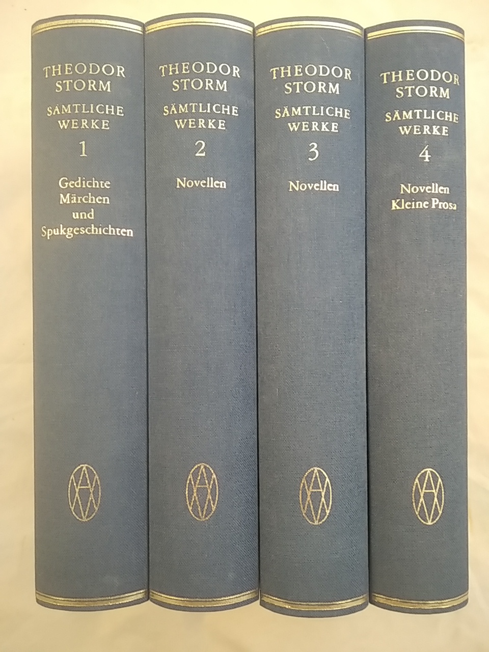 Theodor Storm Sämtliche Werke in 4 Bänden, komplett [4 Bücher]. von ...