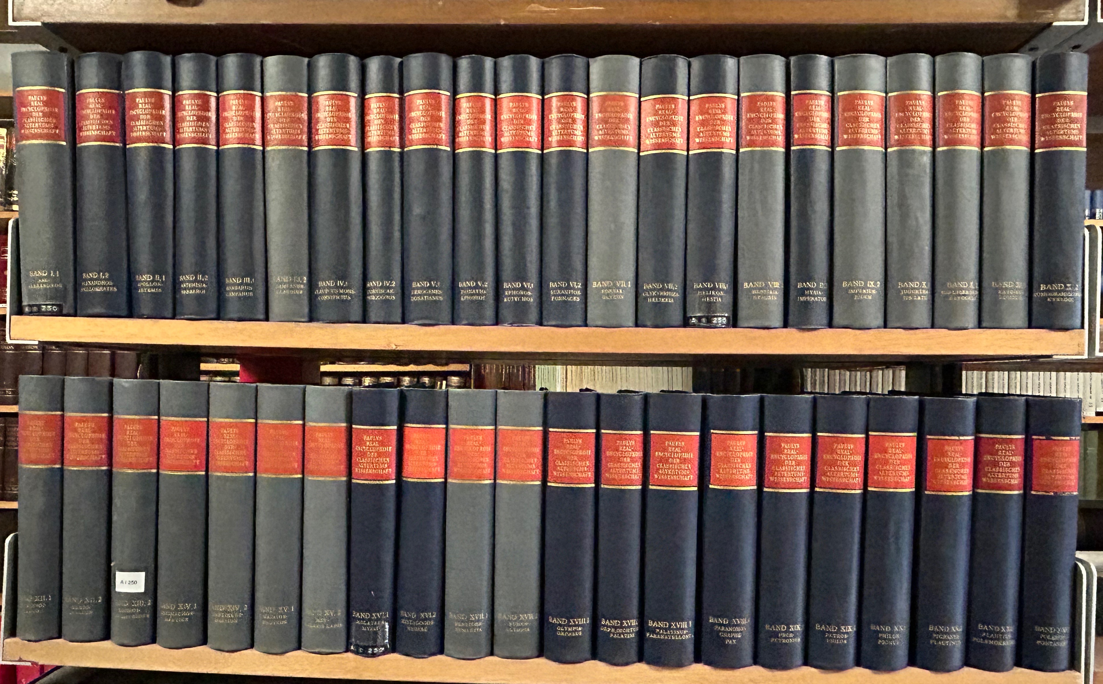 Paulys Realencyclopädie ( Real-Encyclopädie ) der classischen ...