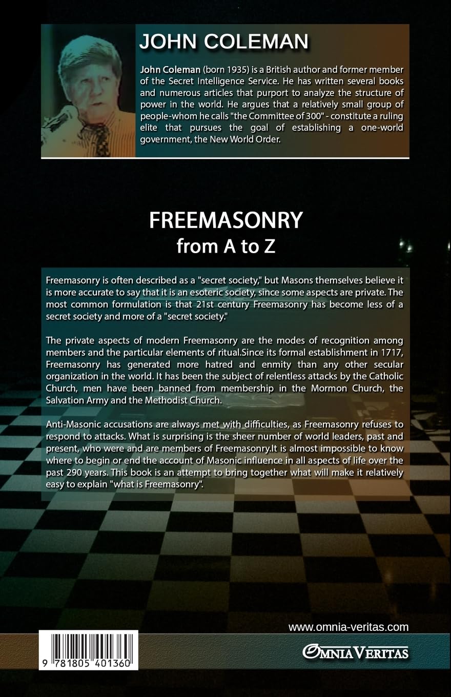 Freemasonry From A To Z by John Coleman: New Paperback (2023 ...