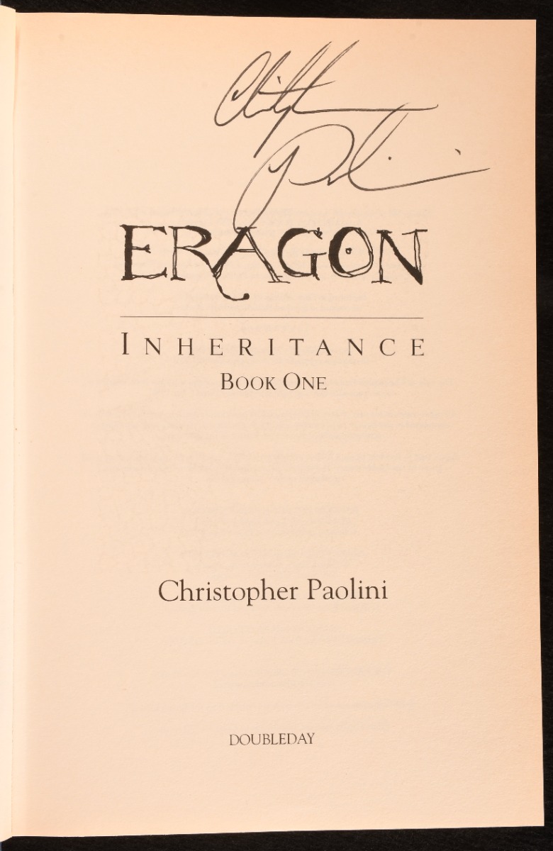 Eragon von Christopher Paolini: Fine Cloth (2004) First edition ...
