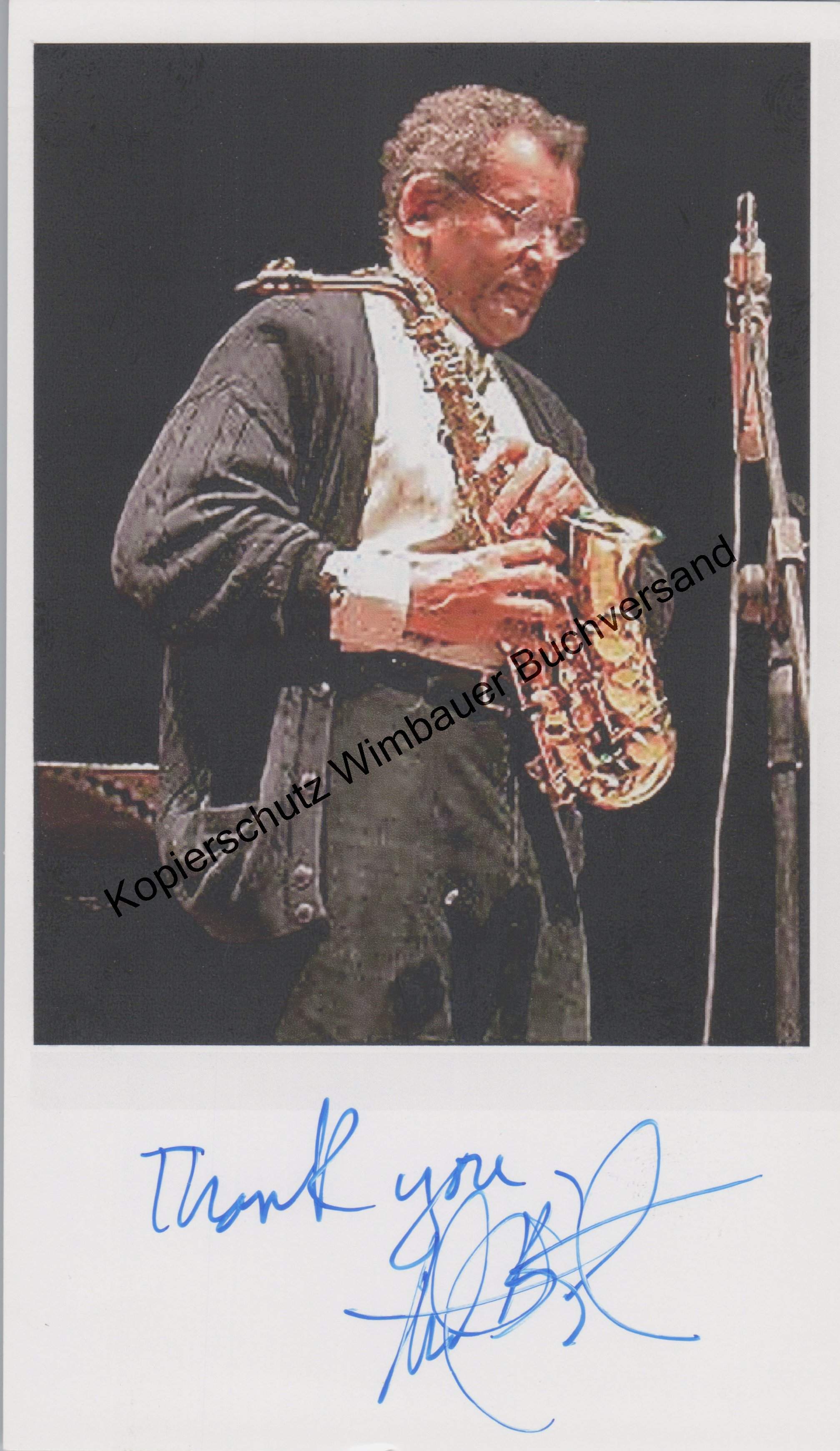 Original Autogramm Anthony Braxton /// Autograph signiert signed signee ...