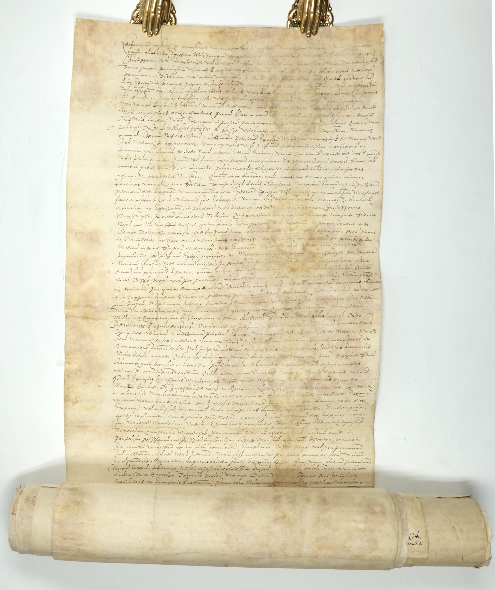 Sammlung von Urkunden. by [Kroatien] - Draskovich, Georg, Bischof von Zagreb (1515-1578 ...