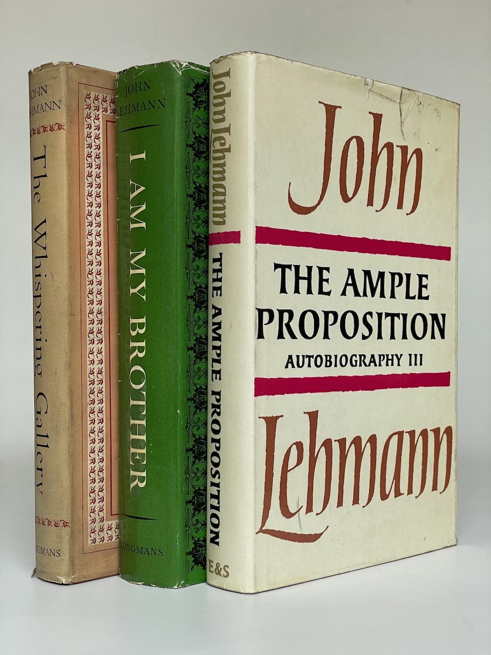 Autobiography 1. The Whispering Gallery; 2. I Am My Brother; 3. The Ample Proposition. by ...