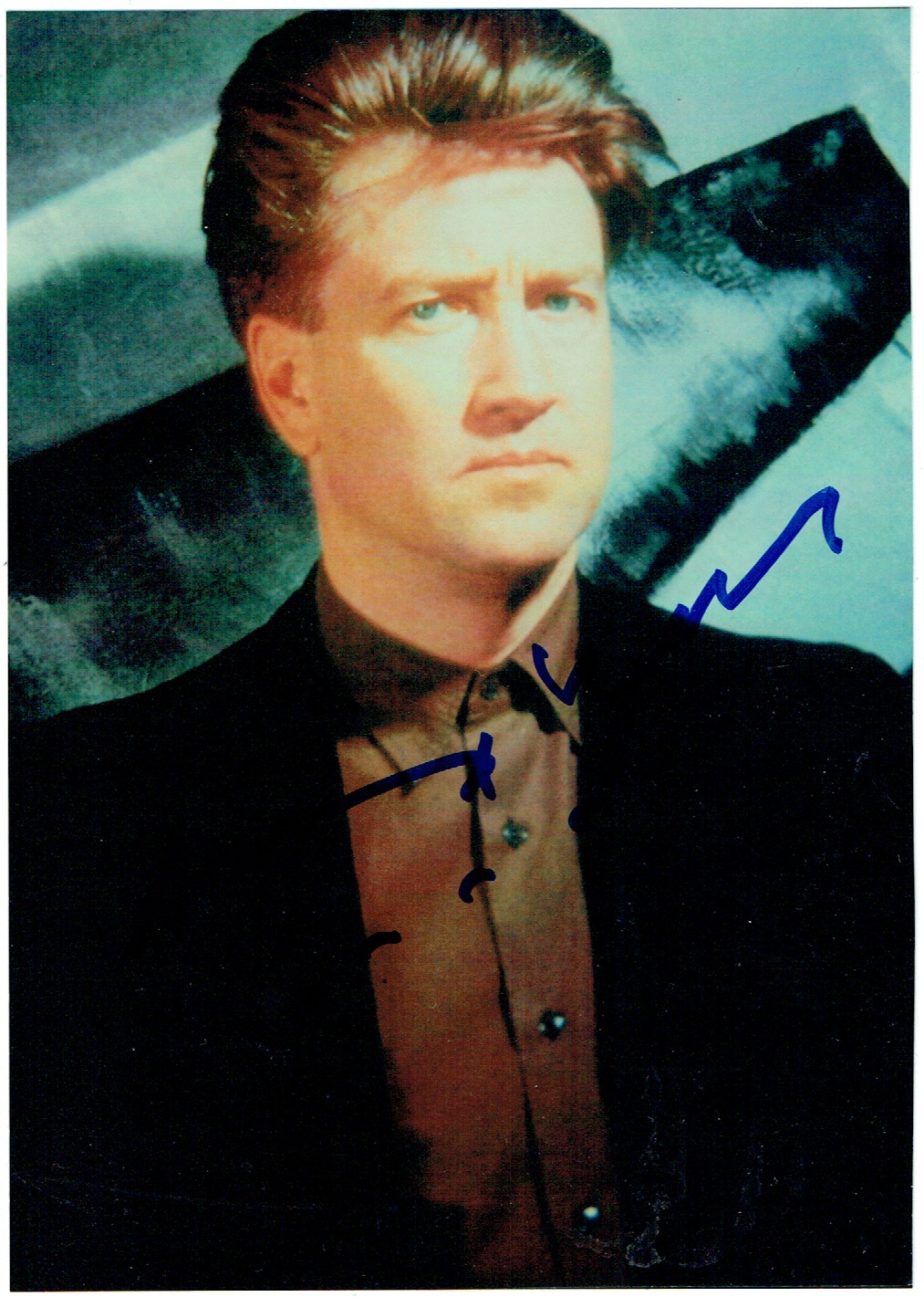 Portraitphotographie mit eigenh. Unterschrift. von Lynch, David ...