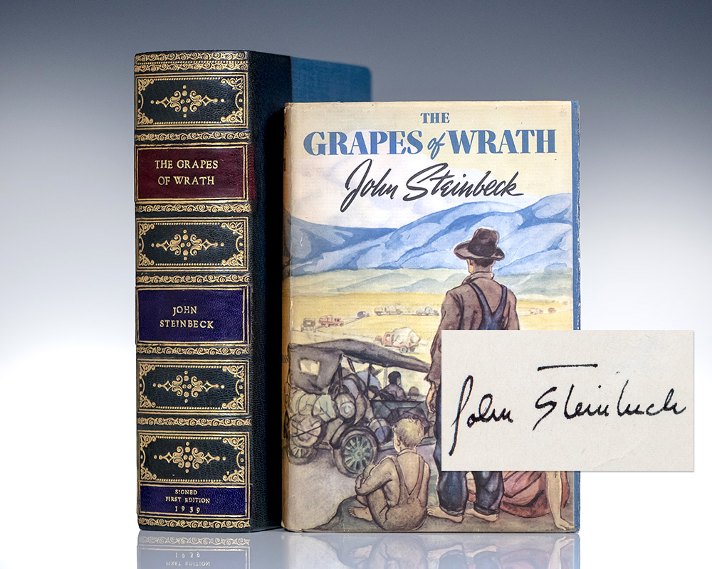 The Grapes of Wrath. by Steinbeck, John: (1939) Signed by Author(s ...