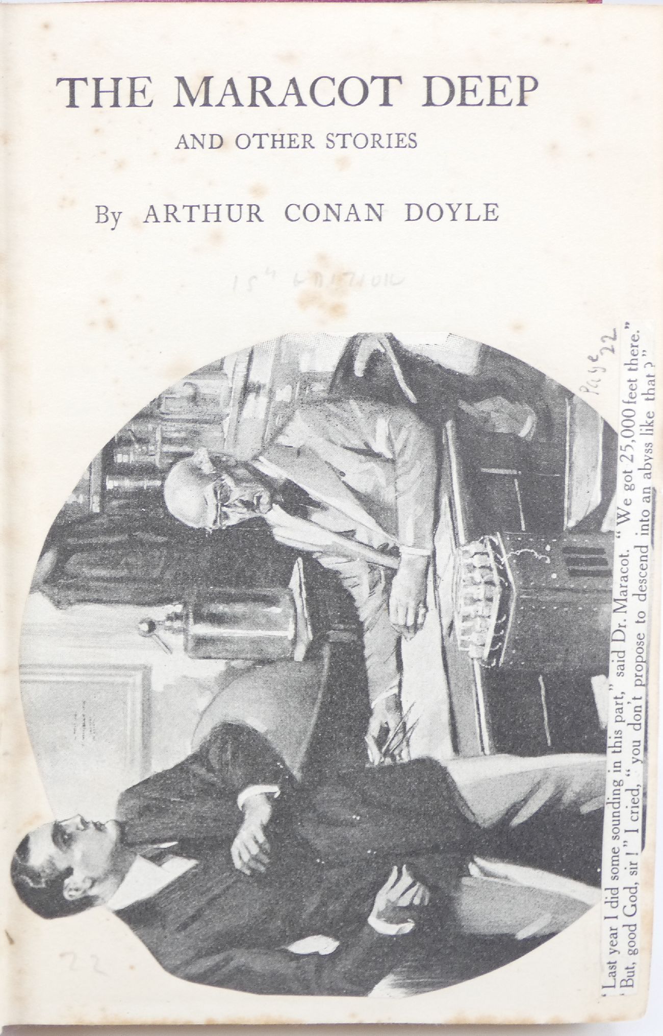 The Maracot Deep and Other Stories de Doyle, A. Conan: Good Hard Cover ...