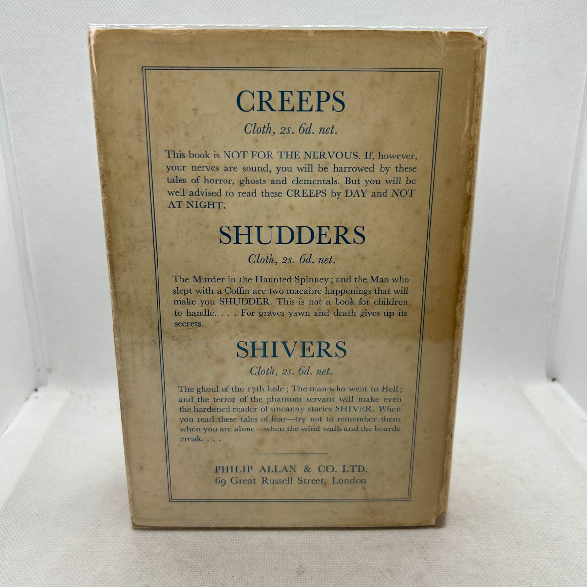 Shudders. A Collection of Uneasy Tales by [Birkin (Charles, editor ...