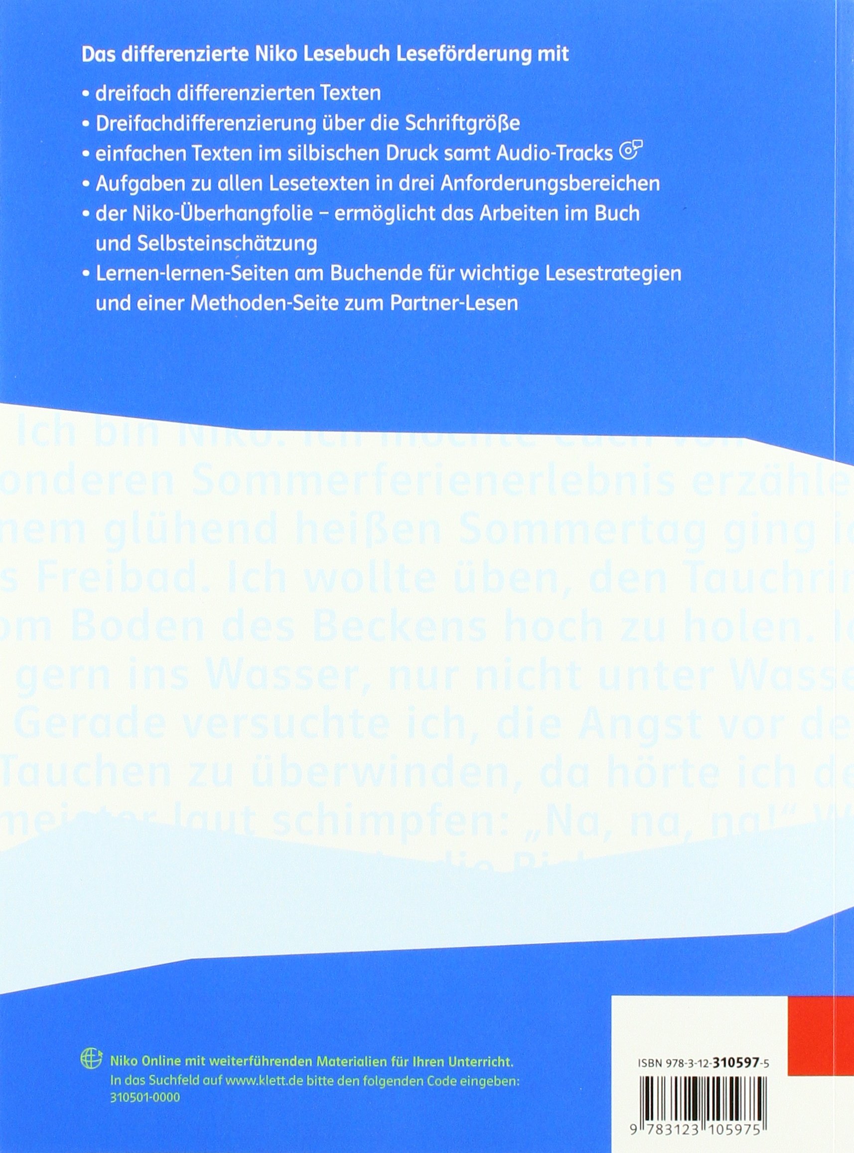 Niko Differenziertes Lesebuch 2: Schulbuch Leseförderung mit Audio-CD ...