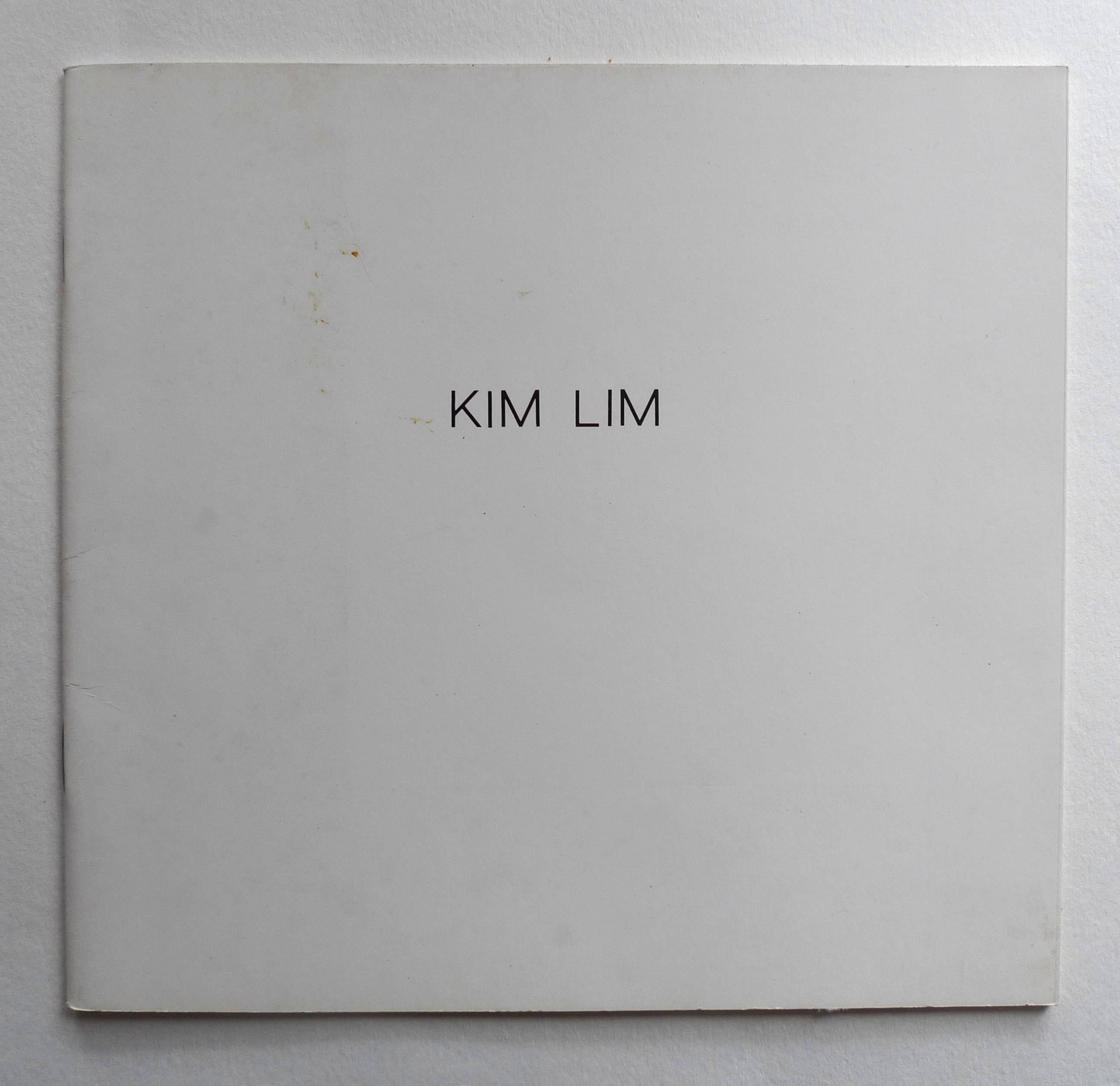 Kim Lim. Nicola Jacobs Gallery, London 1985. by KIM LIM.: Very Good ...