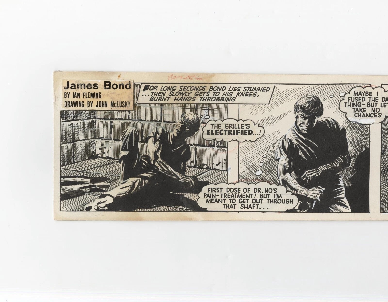 Ian Fleming Commissioned, James Bond â Dr. Noâ Original Story Board Art ...