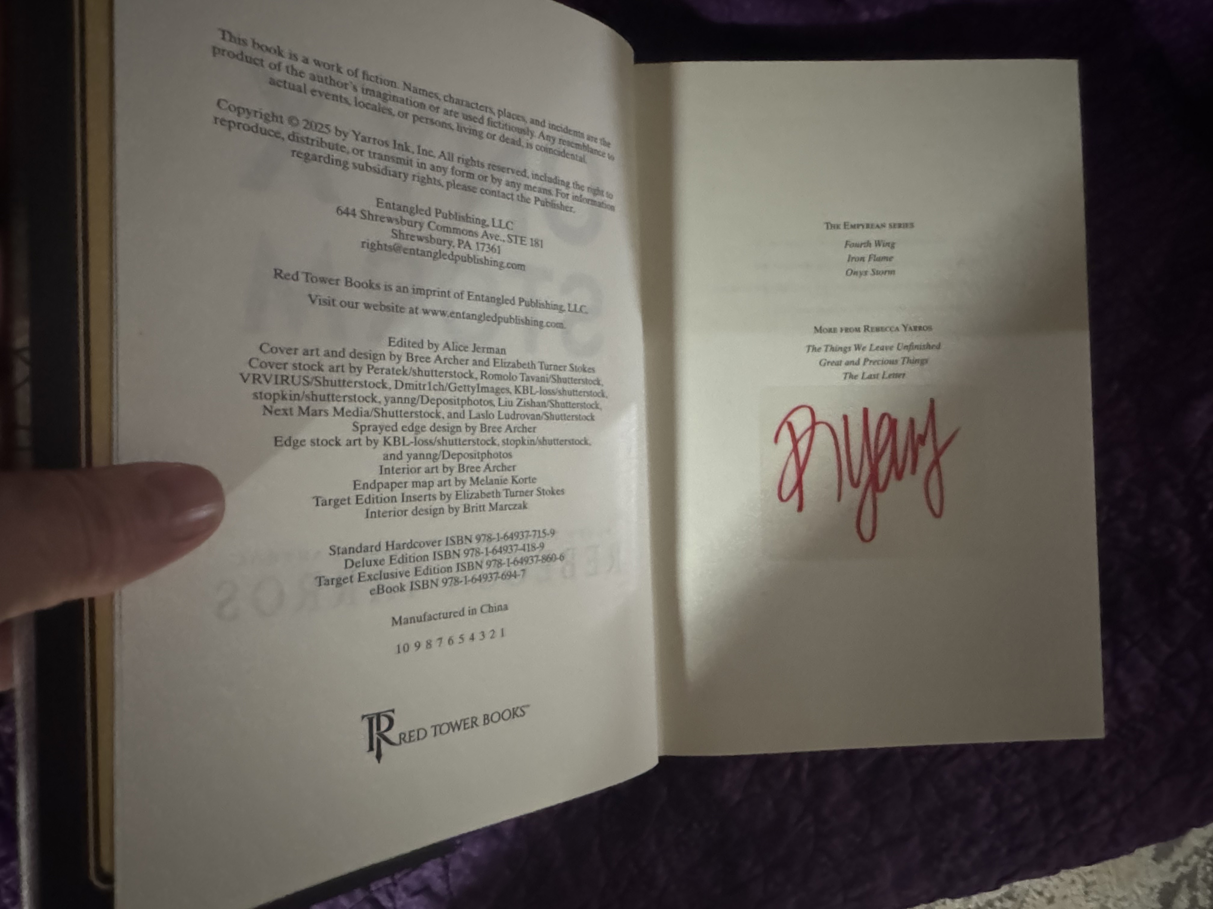 Fourth Wing by Yarros, Rebecca: New Hardcover (2023) 1st Edition ...