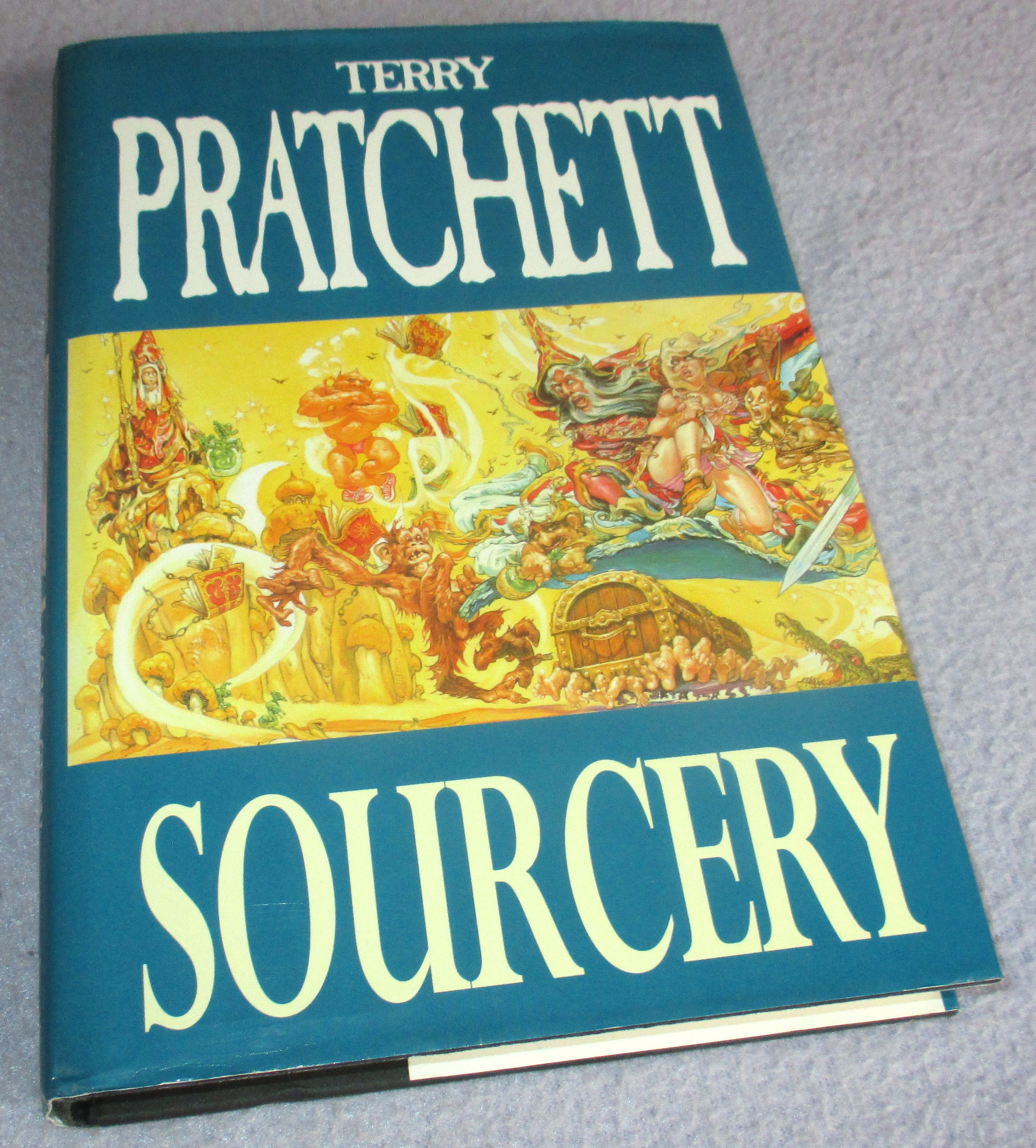 Sourcery by Terry Pratchett: Very Good Hard Cover (1996) . | Bramble Books