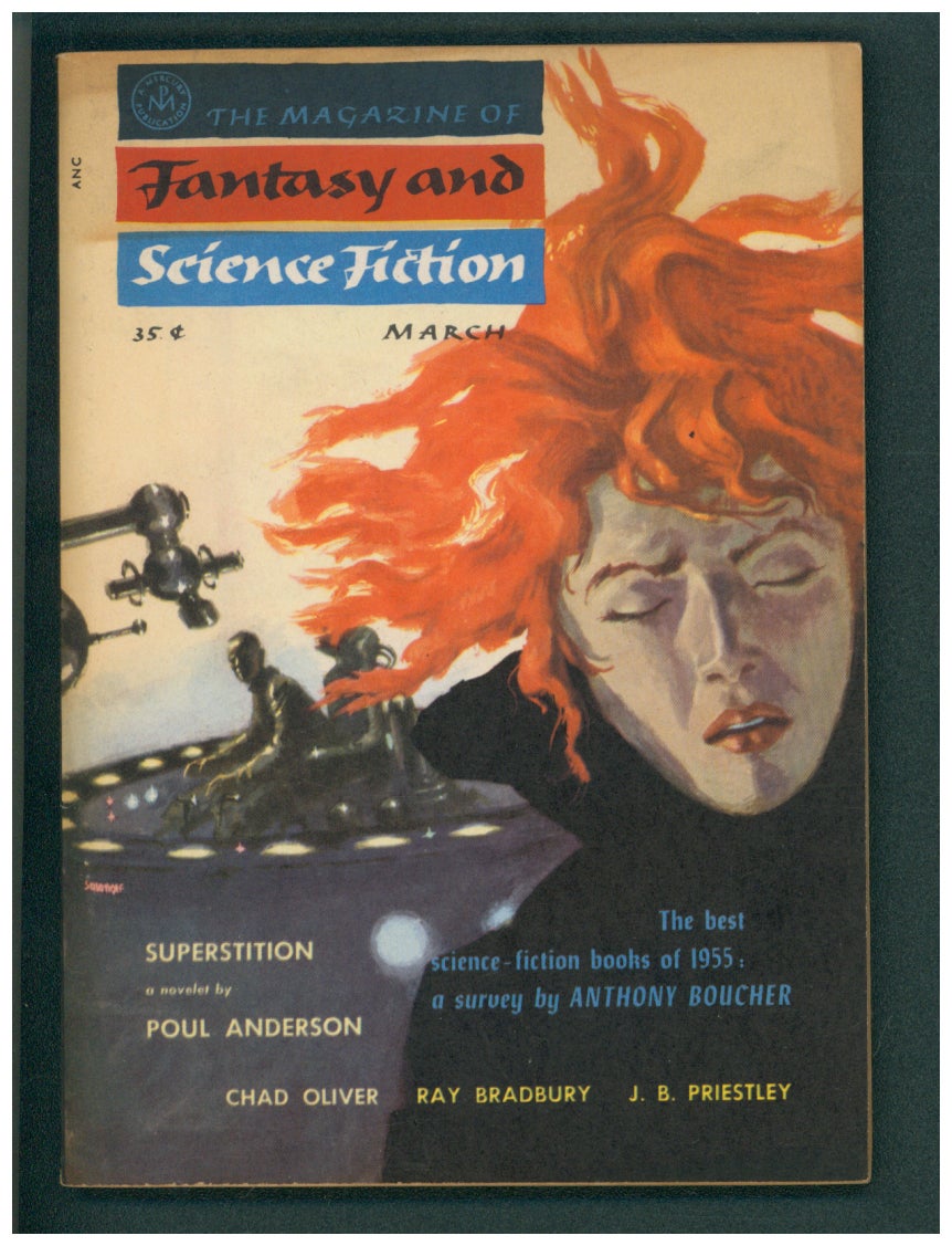 The Dragon in The Magazine of Fantasy and Science Fiction March 1956 by ...