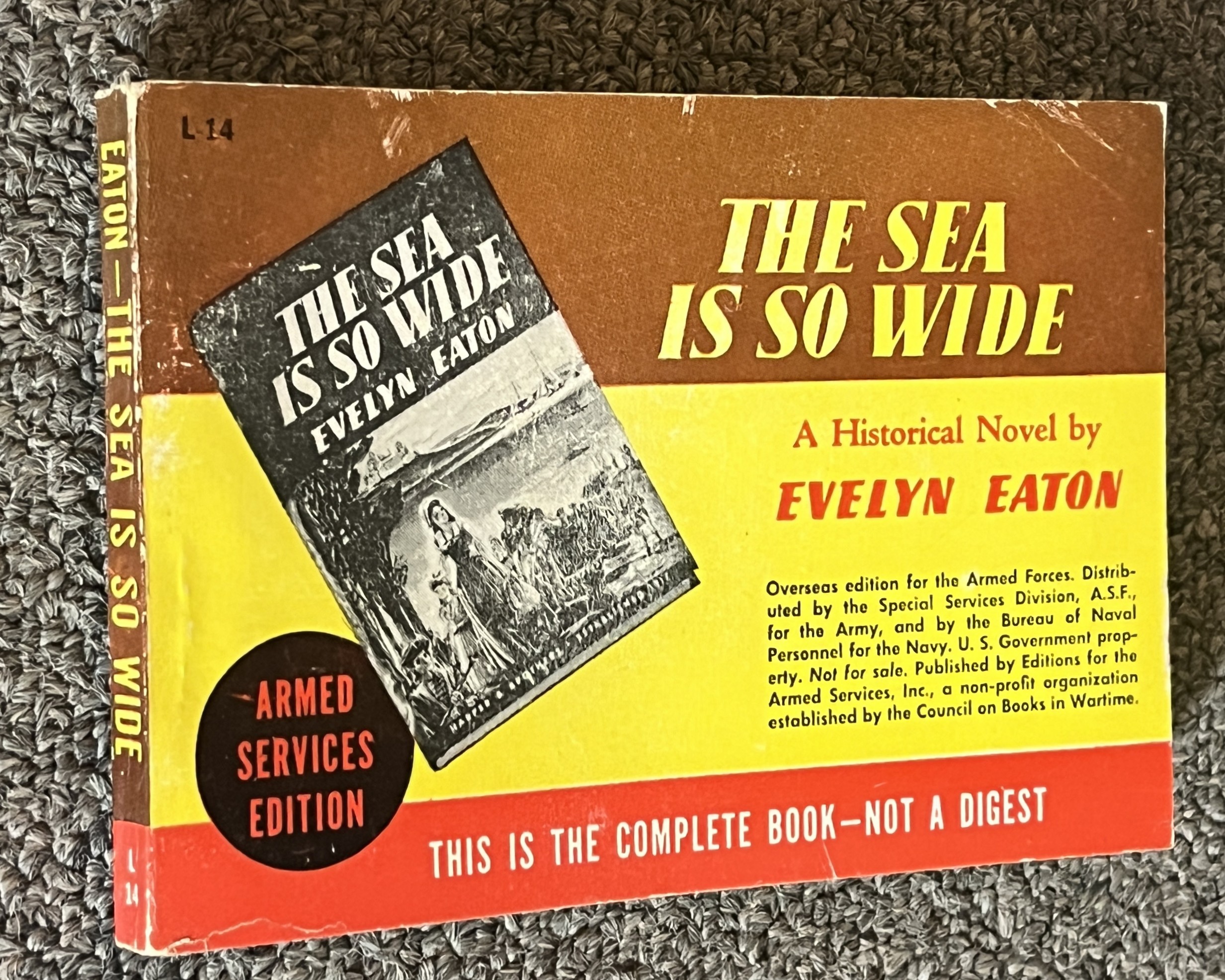 The Sea is so Wide von Eaton, Evelyn: Very Good Mass Market Paperback ...