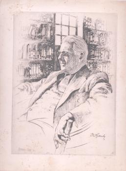 Portrait of Frederic W. Goudy (1865-1947, American printer and ...