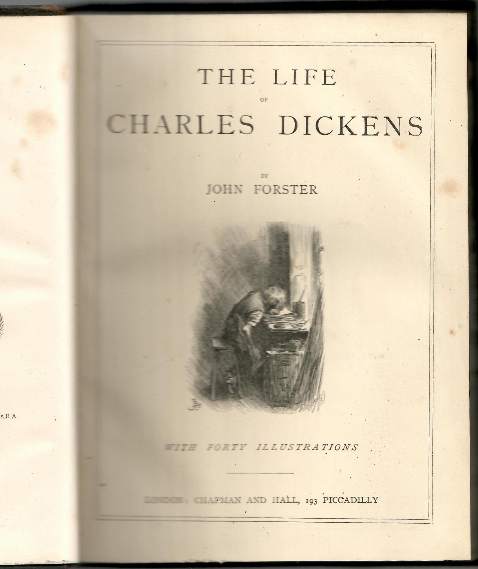 The Life of Charles Dickens, Household Edition, by FOSTER JOHN: Good ...