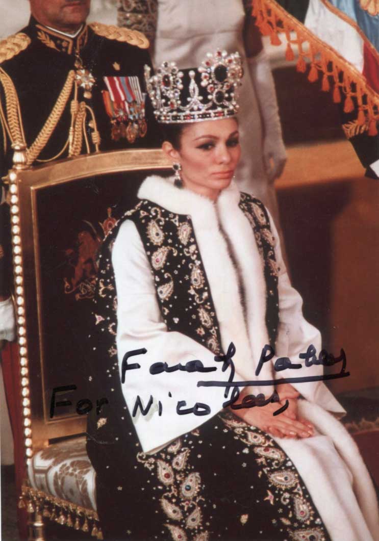 Farah Pahlavi Autograph by Farah Pahlavi: Signed by Author(s ...