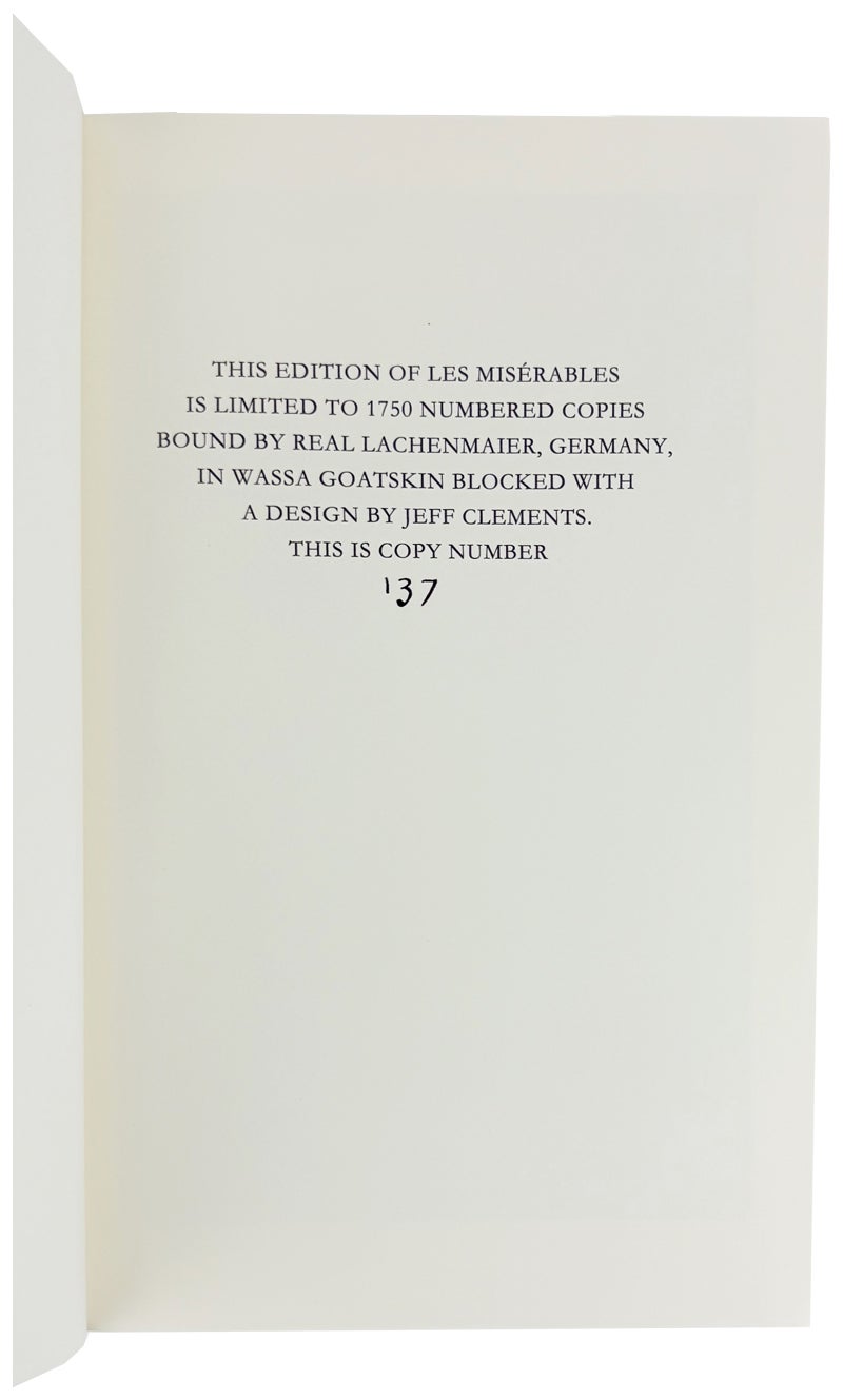 Les Miserables [Limited Edition] by Victor Hugo; Mario Vargas Llosa ...