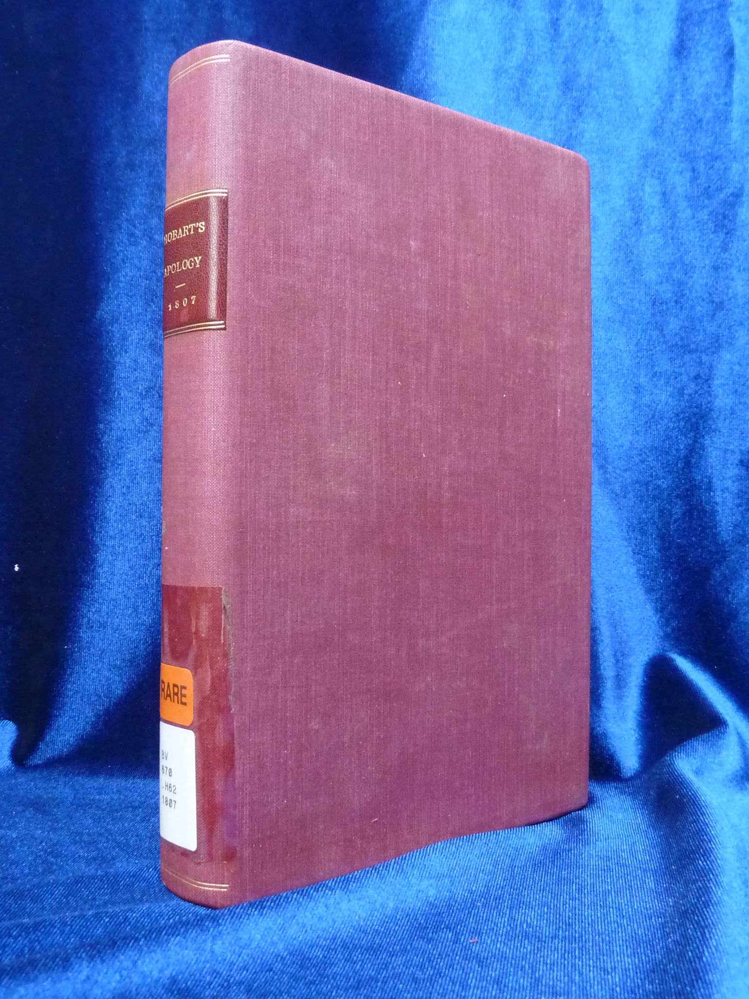 AN APOLOGY FOR APOSTOLIC ORDER AND ITS ADVOCATES. IN A SERIES OF ...