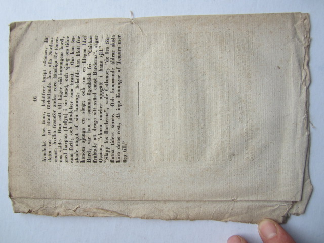 Ossian Och Hans Sanger. Academisk Afhandling . under. P. D. A. Atterbom ...