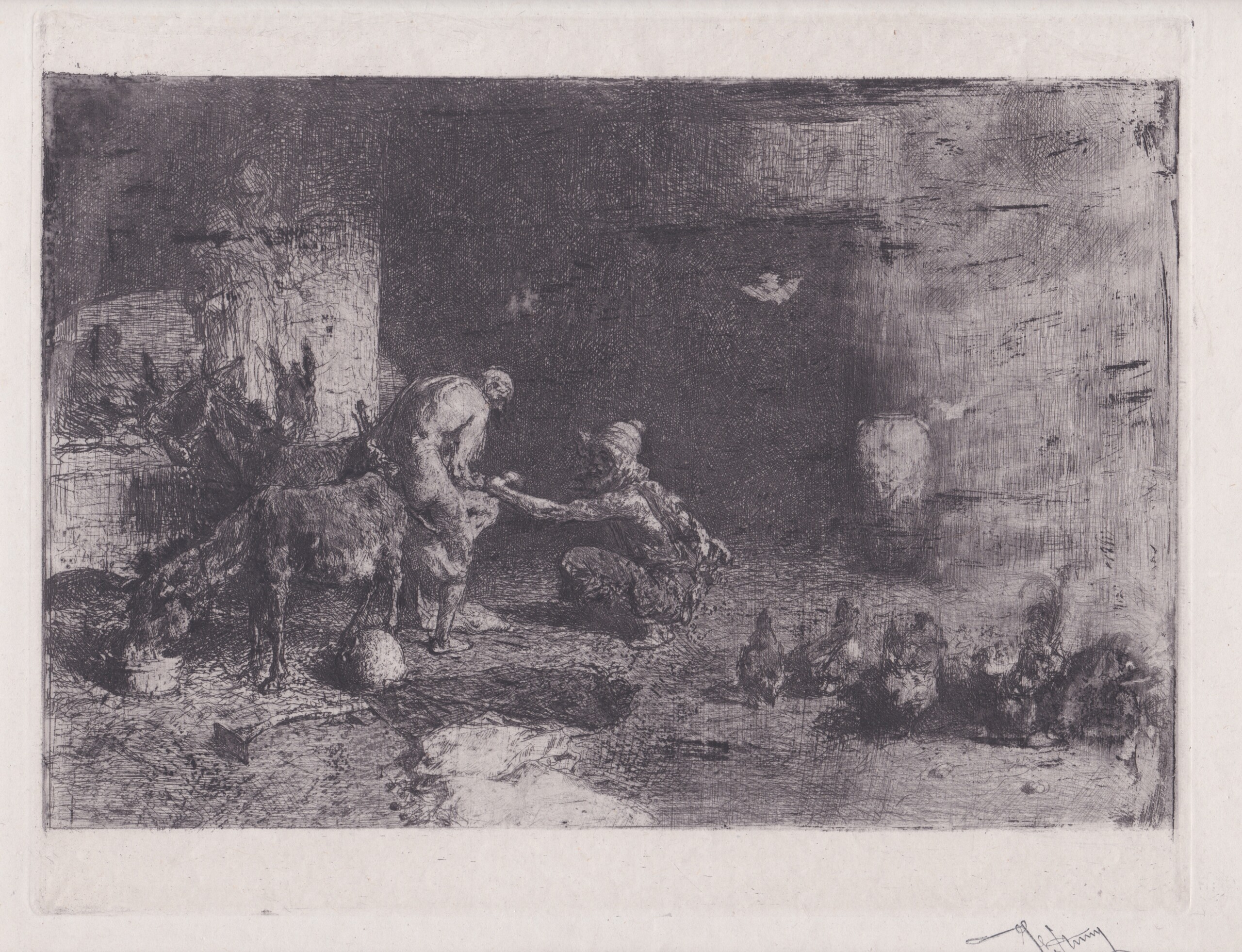 Marechal ferrant au Maroc, 1863-66 de Mariano Fortuny y Marsal (Reus ...