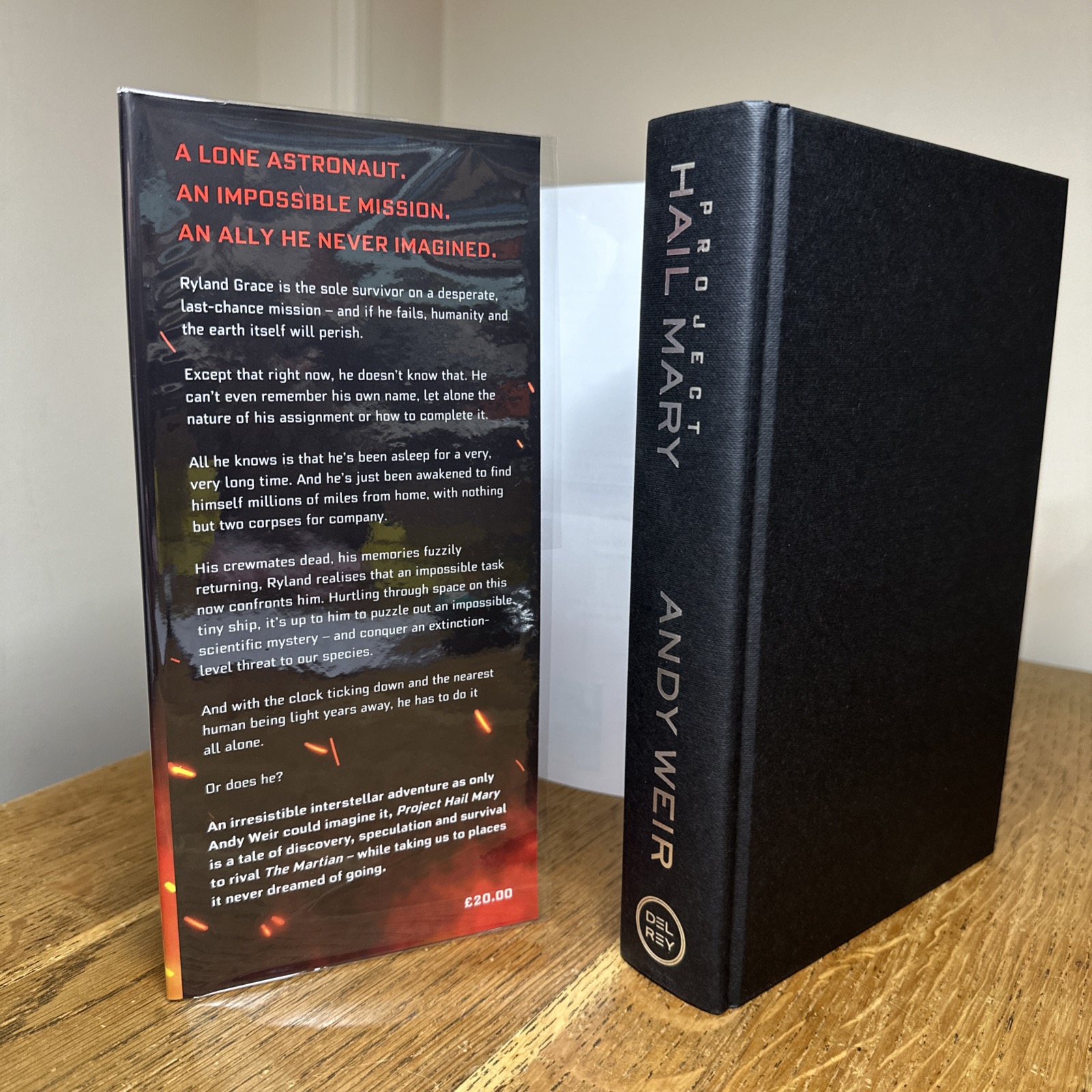 Project Hail Mary ++++ A SUPERB SIGNED UK FIRST EDITION & FIRST ...