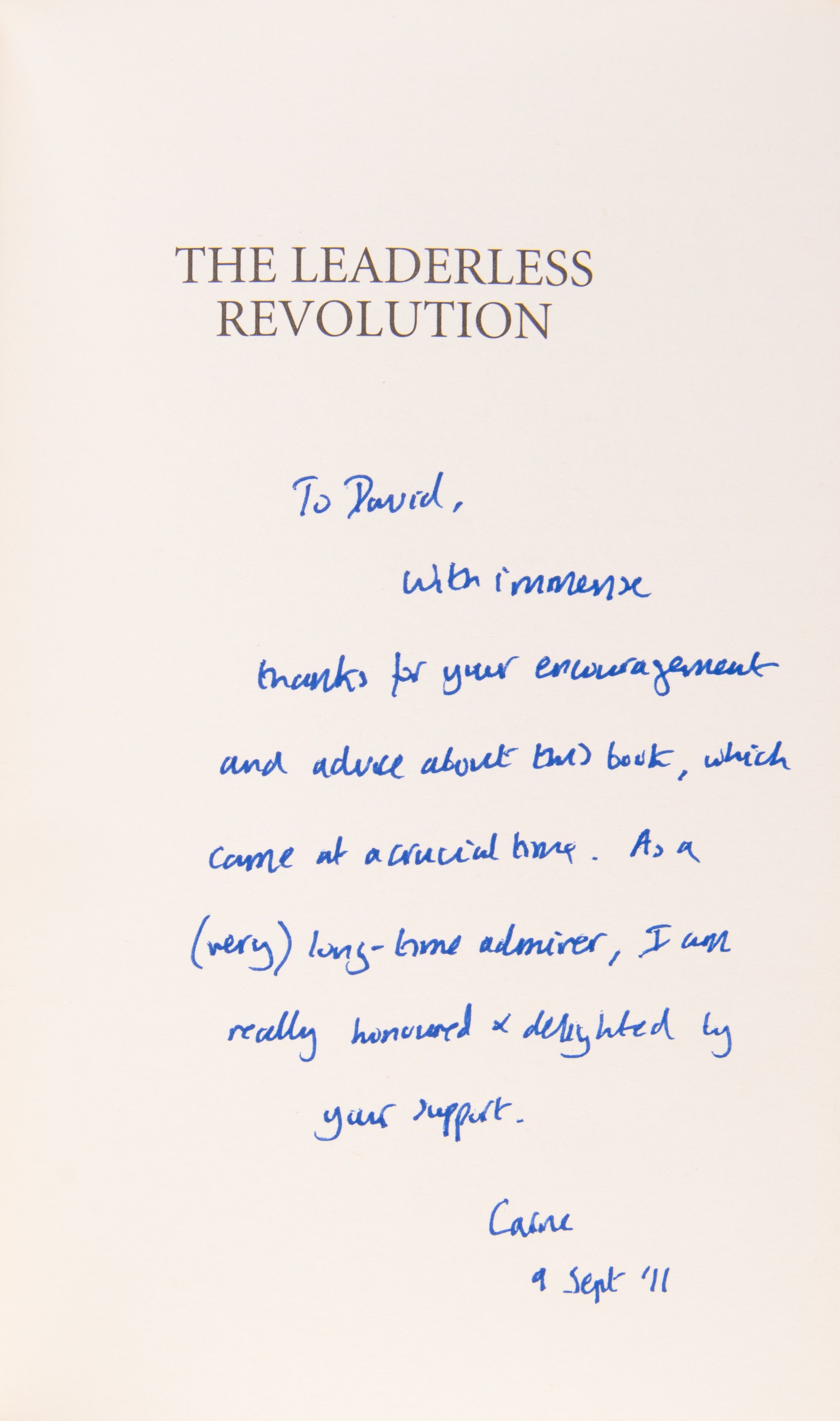 The Leaderless Revolution. How ordinary People will take Power and ...