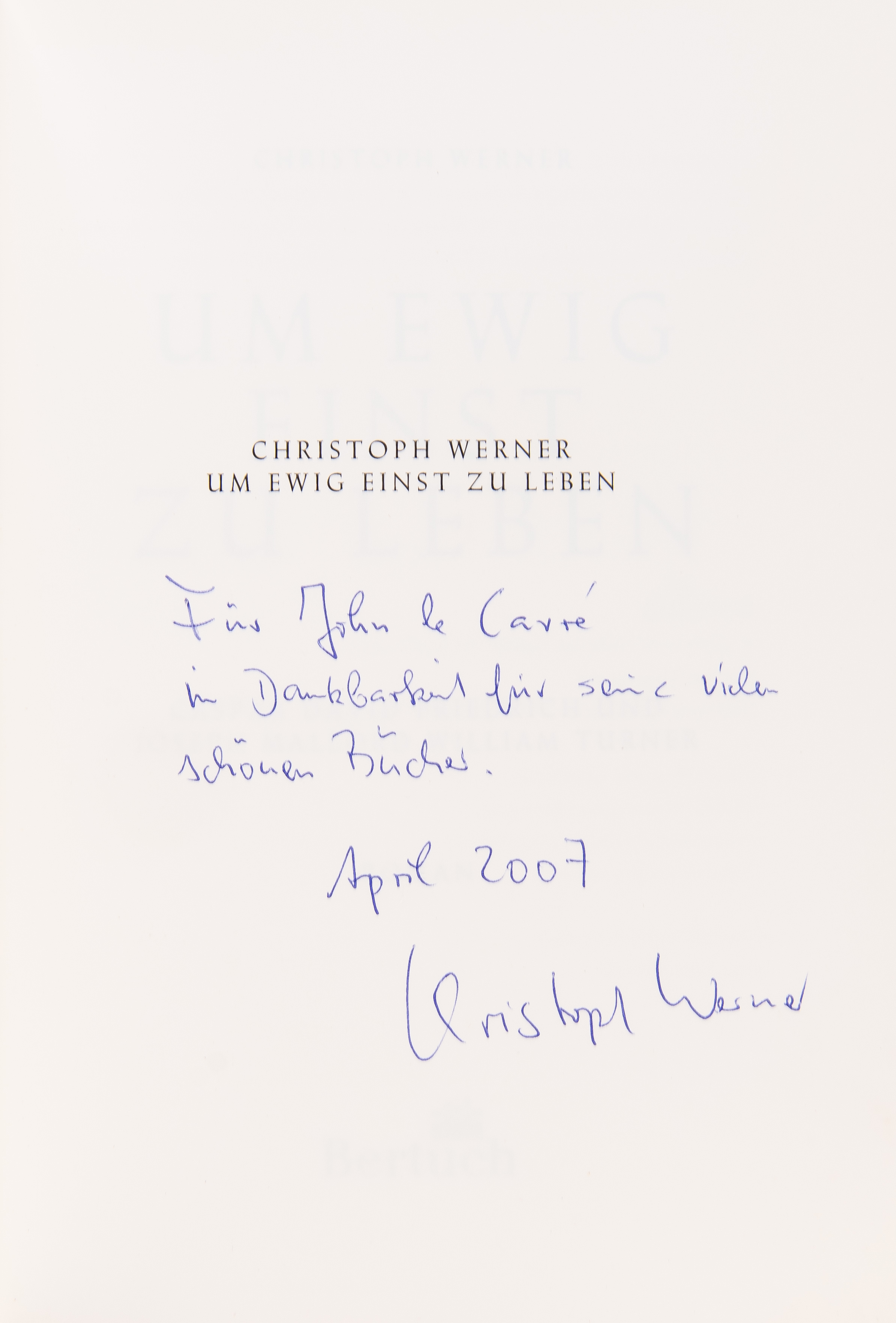 Um Ewig Einst Zu Leben. Caspar David Friedrich und Joseph Mallord ...