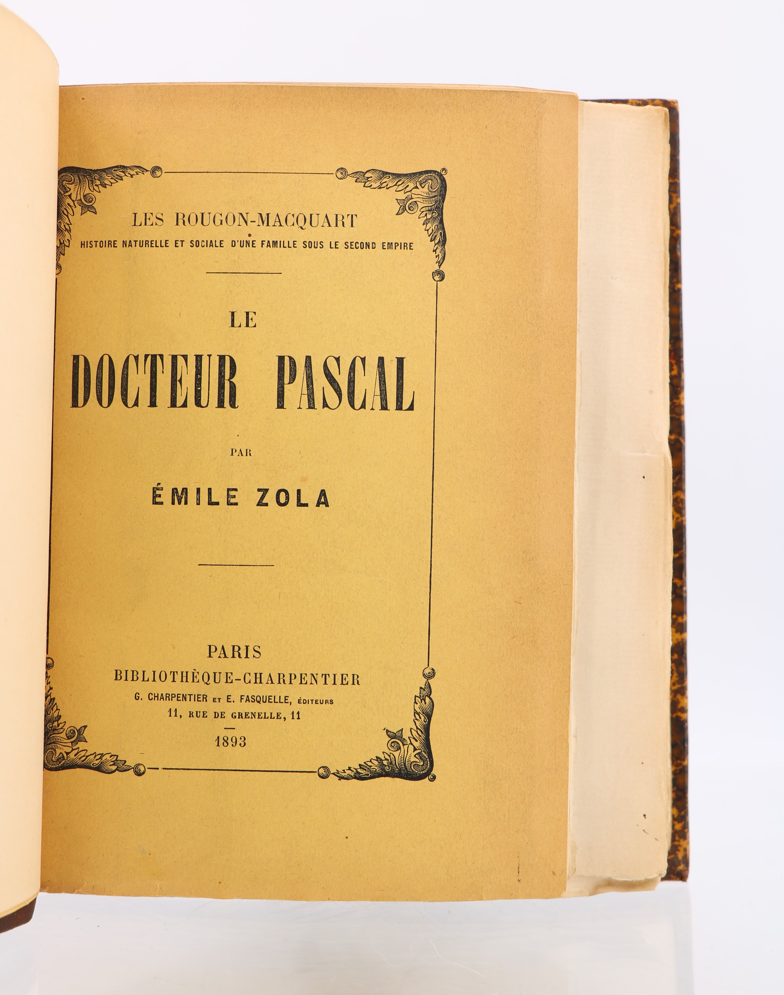 Le docteur Pascal by Émile ZOLA: Couverture rigide (1893) | Librairie ...