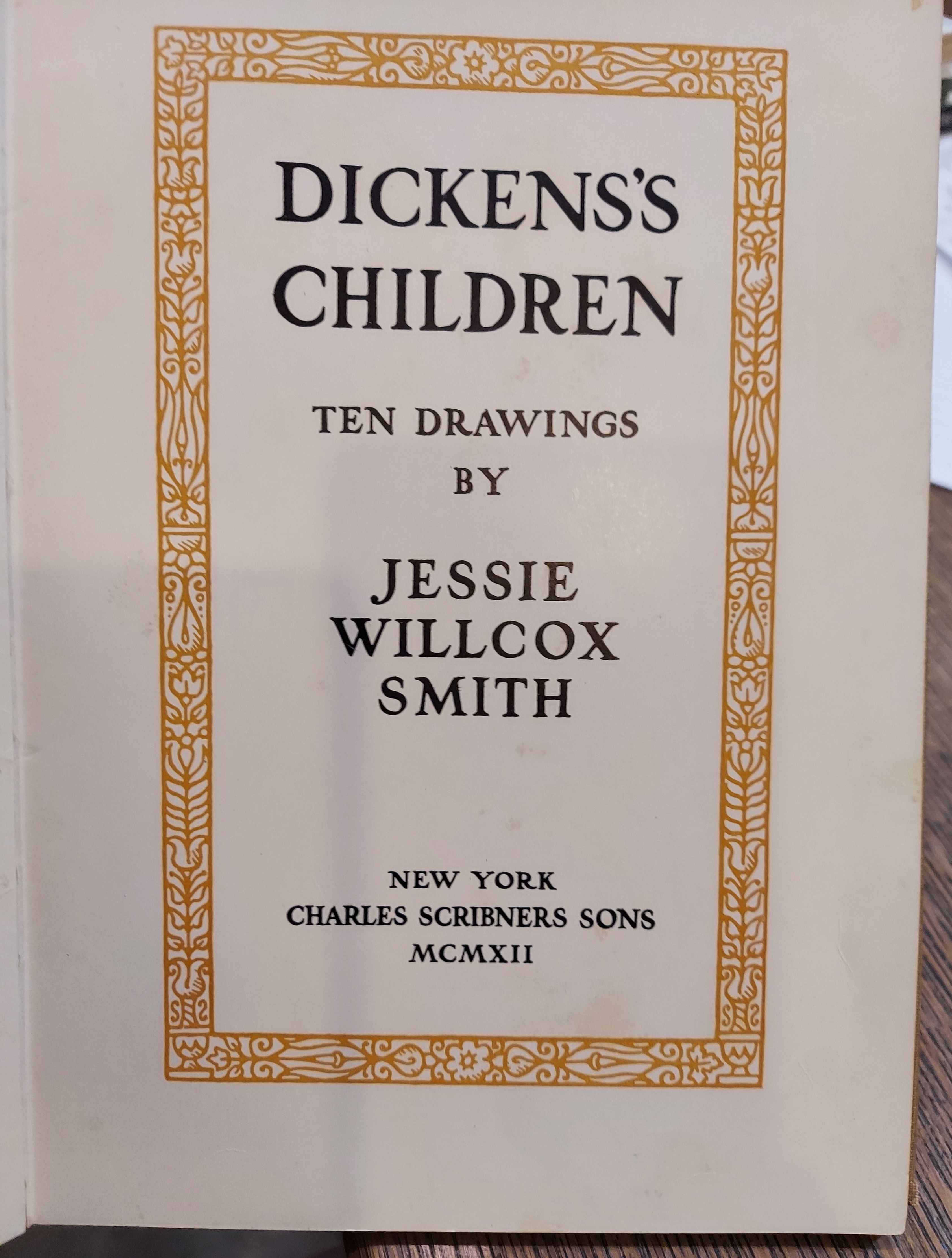 Dickens's Children : Ten Drawings by Smith, Jessie Willcox: Good ...