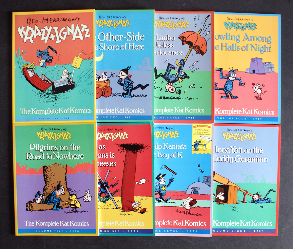 Krazy & Ignatz: The Komplete Kat Komics: Volumes 1 - 8 by Geo. Herriman ...