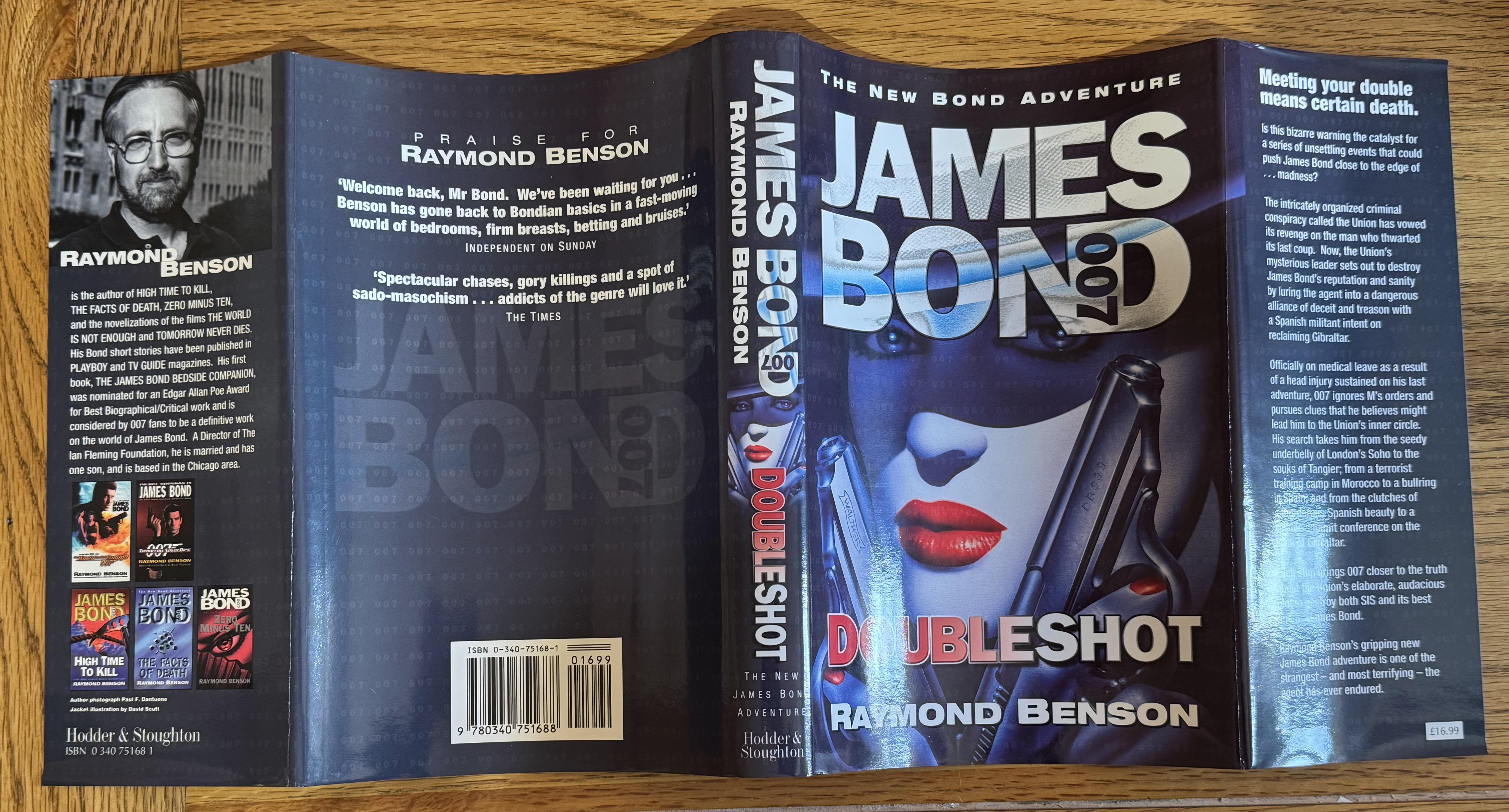 Doubleshot by Benson, Raymond: Hard Cover (2000) First Edition., Signed ...