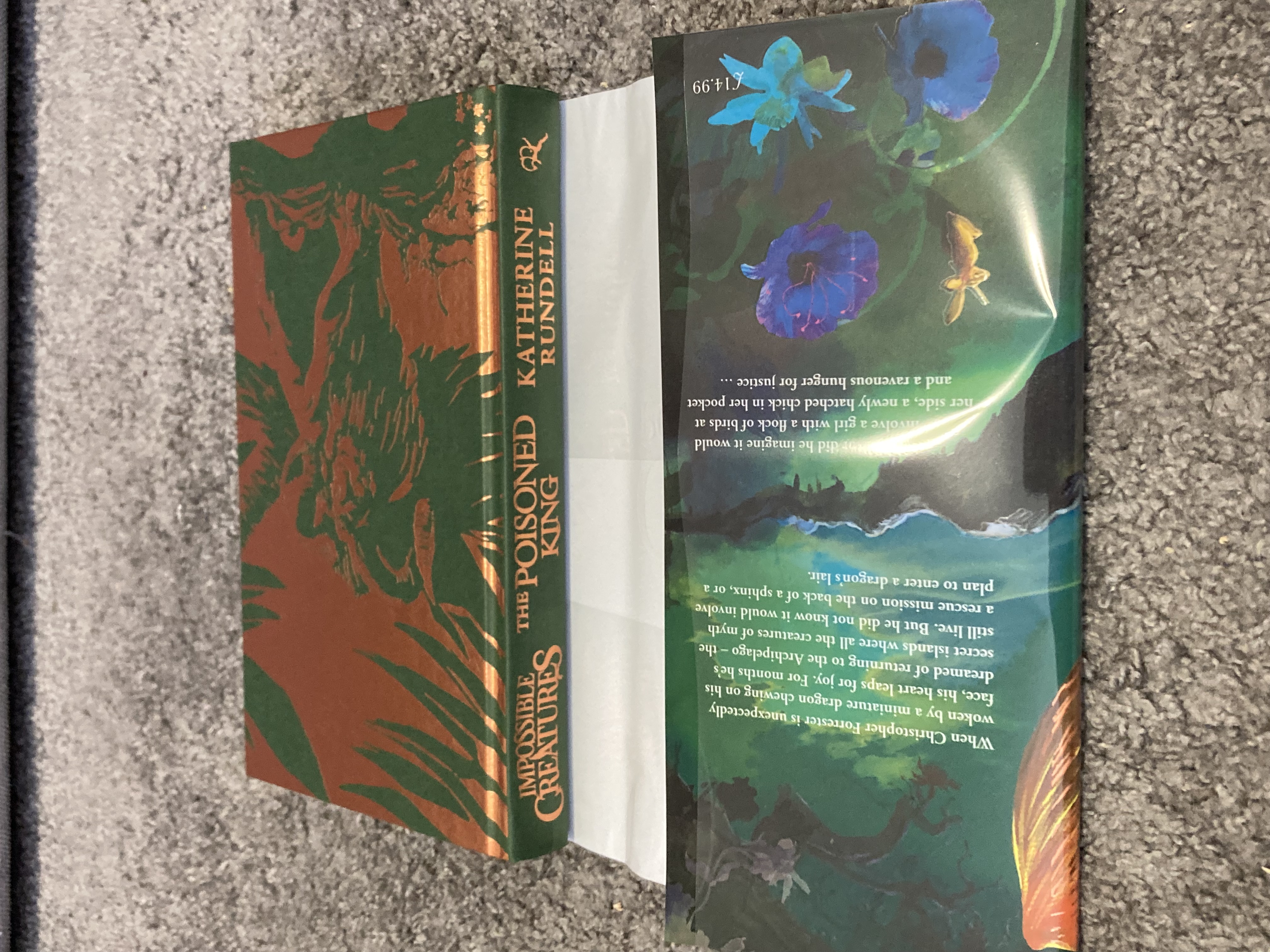 IMPOSSIBLE CREATURES THE POISONED KING: INDEPENDENT BOOKSHOP SIGNED ...