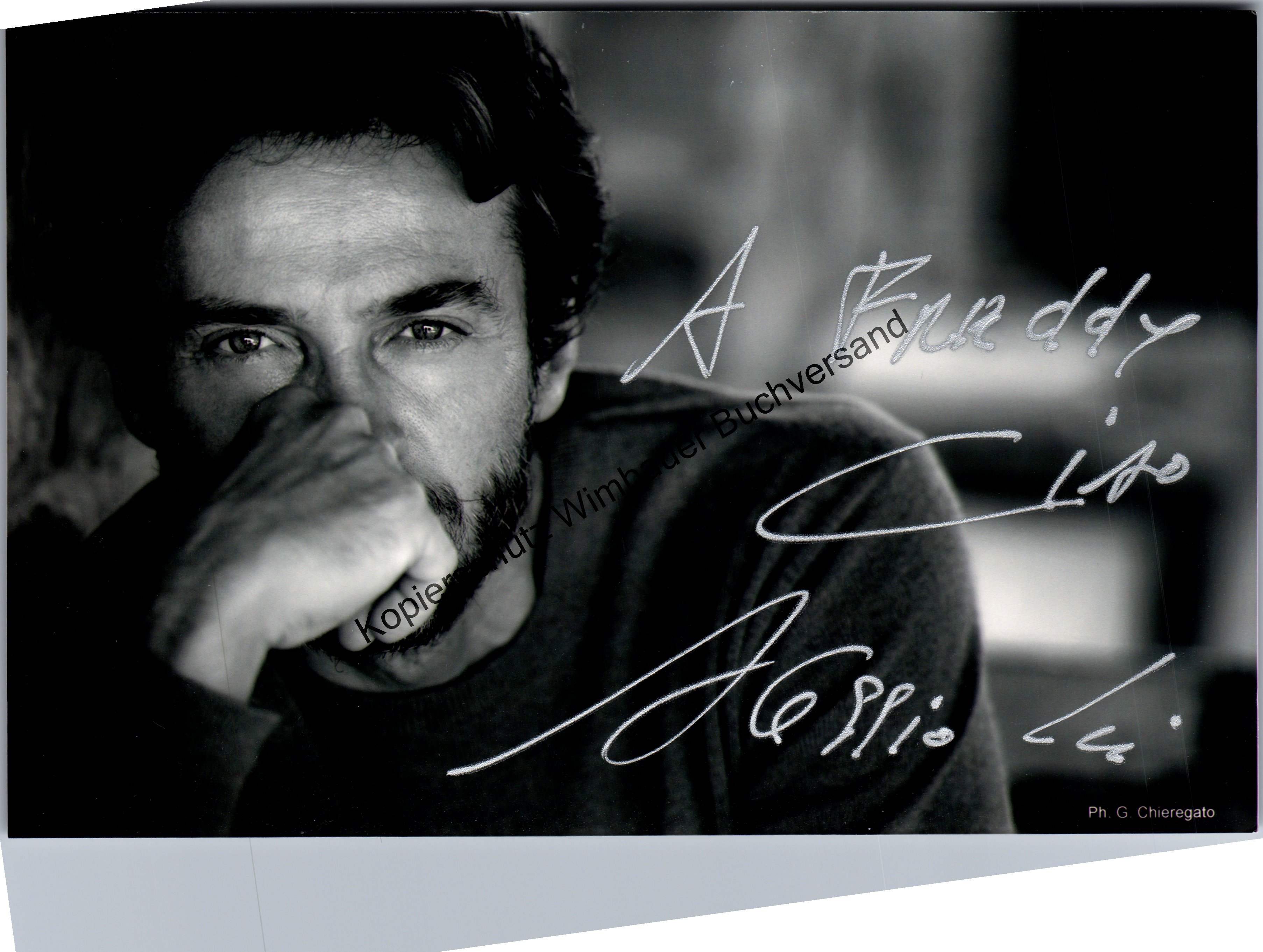 Original Autogramm Alessio Boni /// Autograph signiert signed signee ...