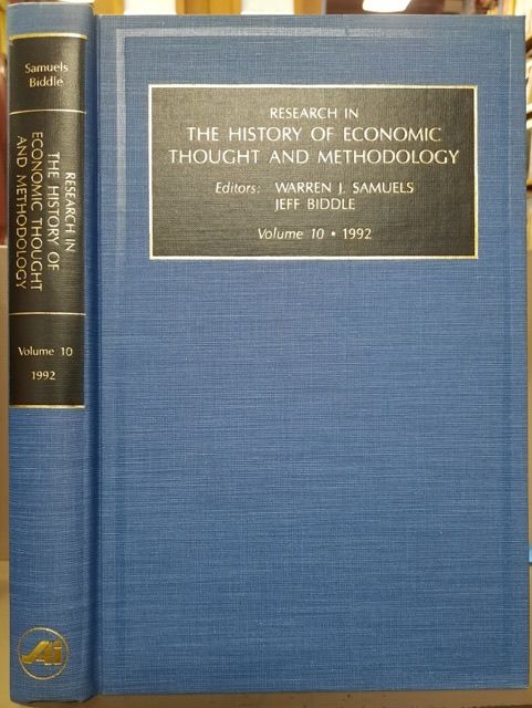 RESEARCH IN THE HISTORY OF ECONOMIC THOUGHT AND METHODOLOGY A Research ...