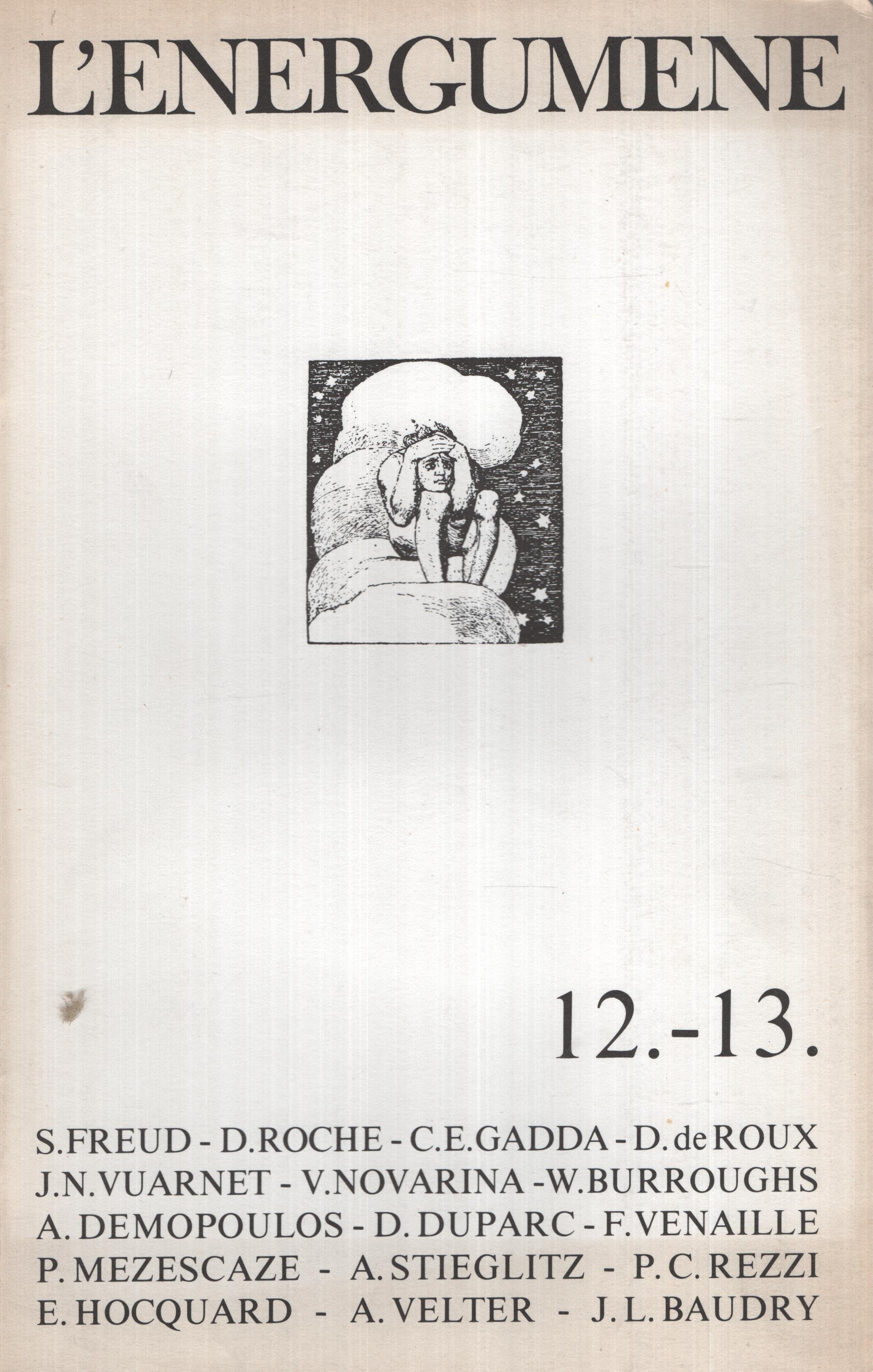 L'Énergumène, n° 12-13, 1979 by Sigmund Freud, Denis Roche, Carlo ...